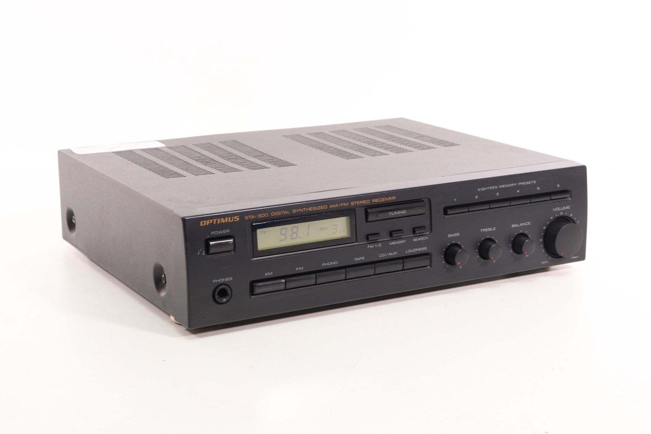 OPTIMUS STA-300 Digital Synthesized AM/FM Stereo Receiver — SpenCertified