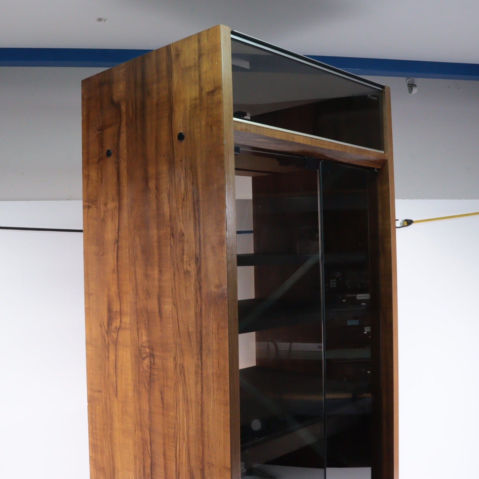 O'Sullivan Electronics Multimedia Storage Entertainment Center with Gl