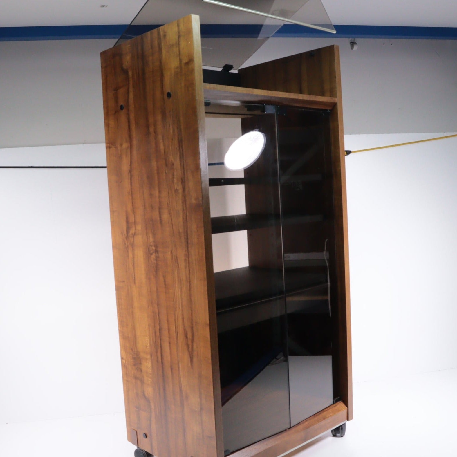 O'Sullivan Electronics Multimedia Storage Entertainment Center with Gl