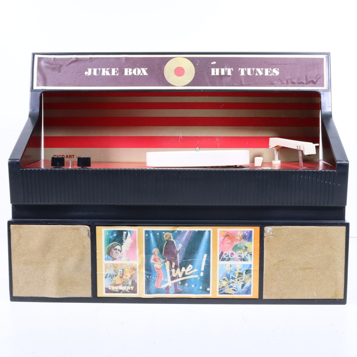 Ohio Art Company 1243C183 Vintage Jukebox Hit Tunes Retro Record Playe ...