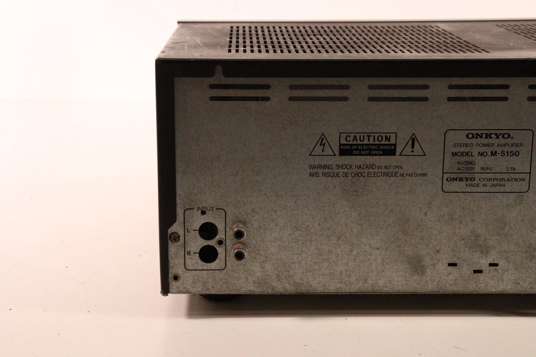 Onkyo M-5150 Stereo Power Amplifier (NO REMOTE)