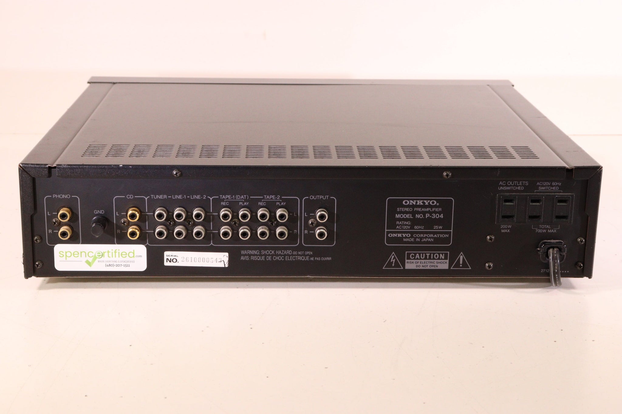Onkyo P-304 Stereo Preamplifier