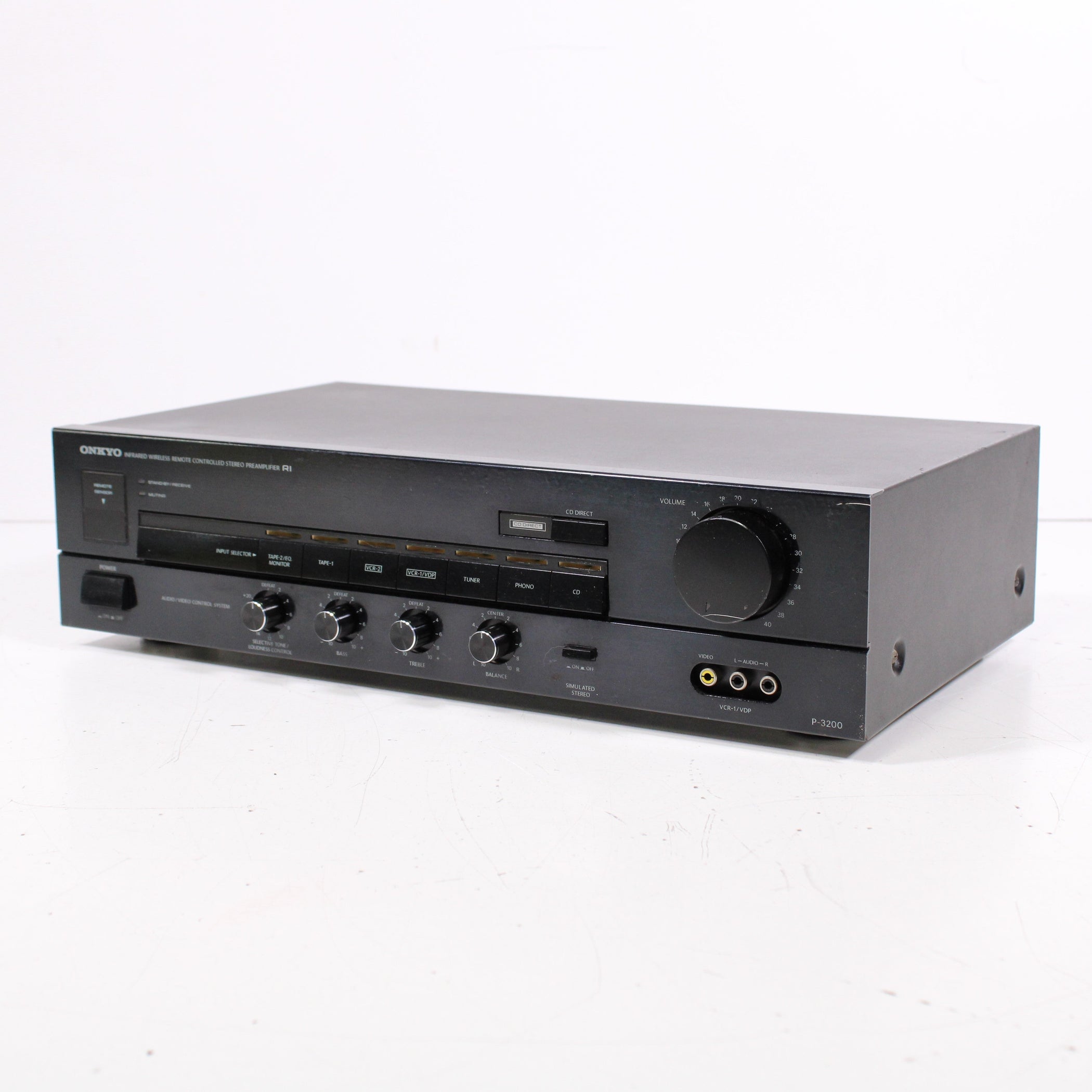 Onkyo P-3200 Infrared Wireless Remote Controlled Stereo Preamplifier ...
