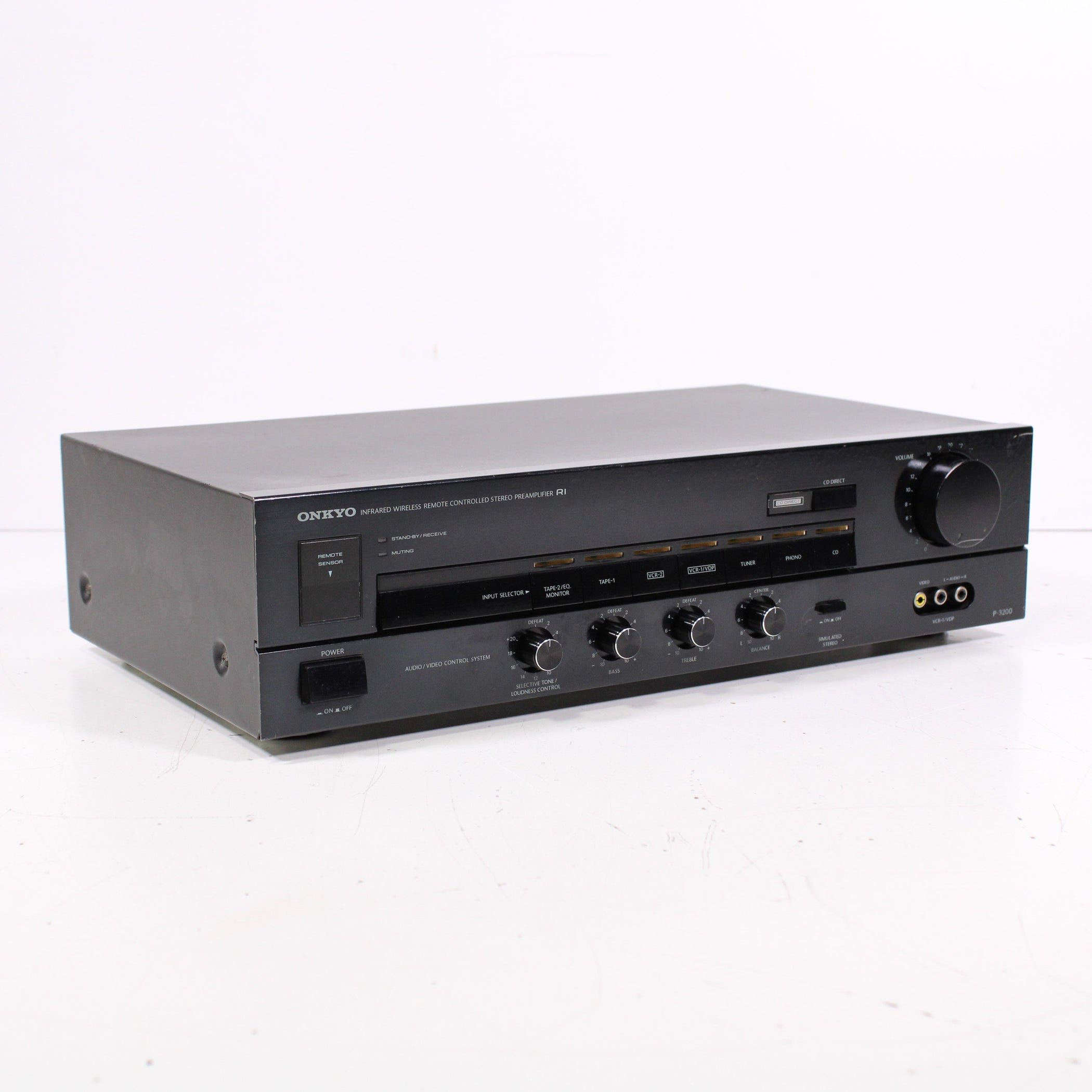 Onkyo P-3200 Infrared Wireless Remote Controlled Stereo Preamplifier ...