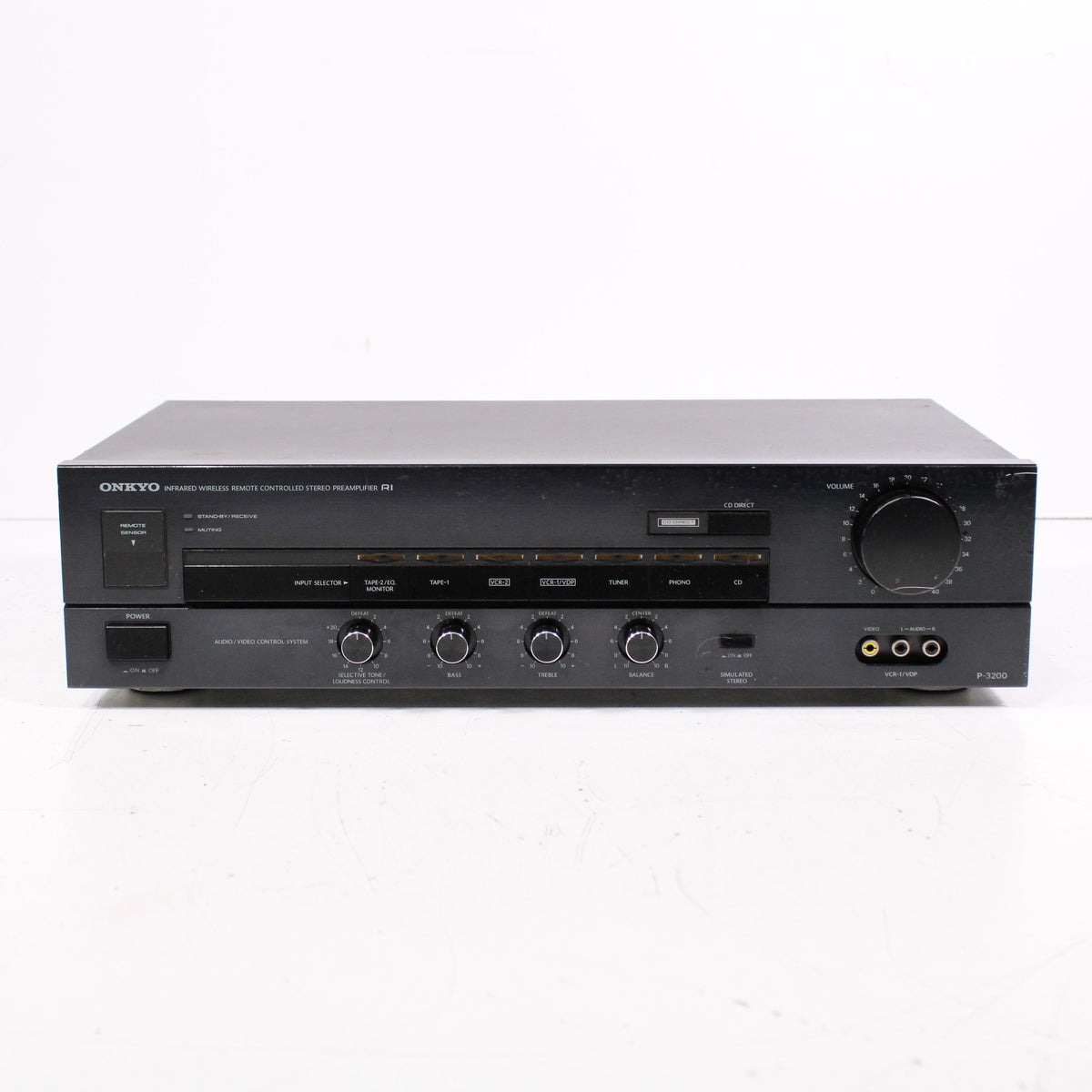 Onkyo P-3200 Infrared Wireless Remote Controlled Stereo Preamplifier ...