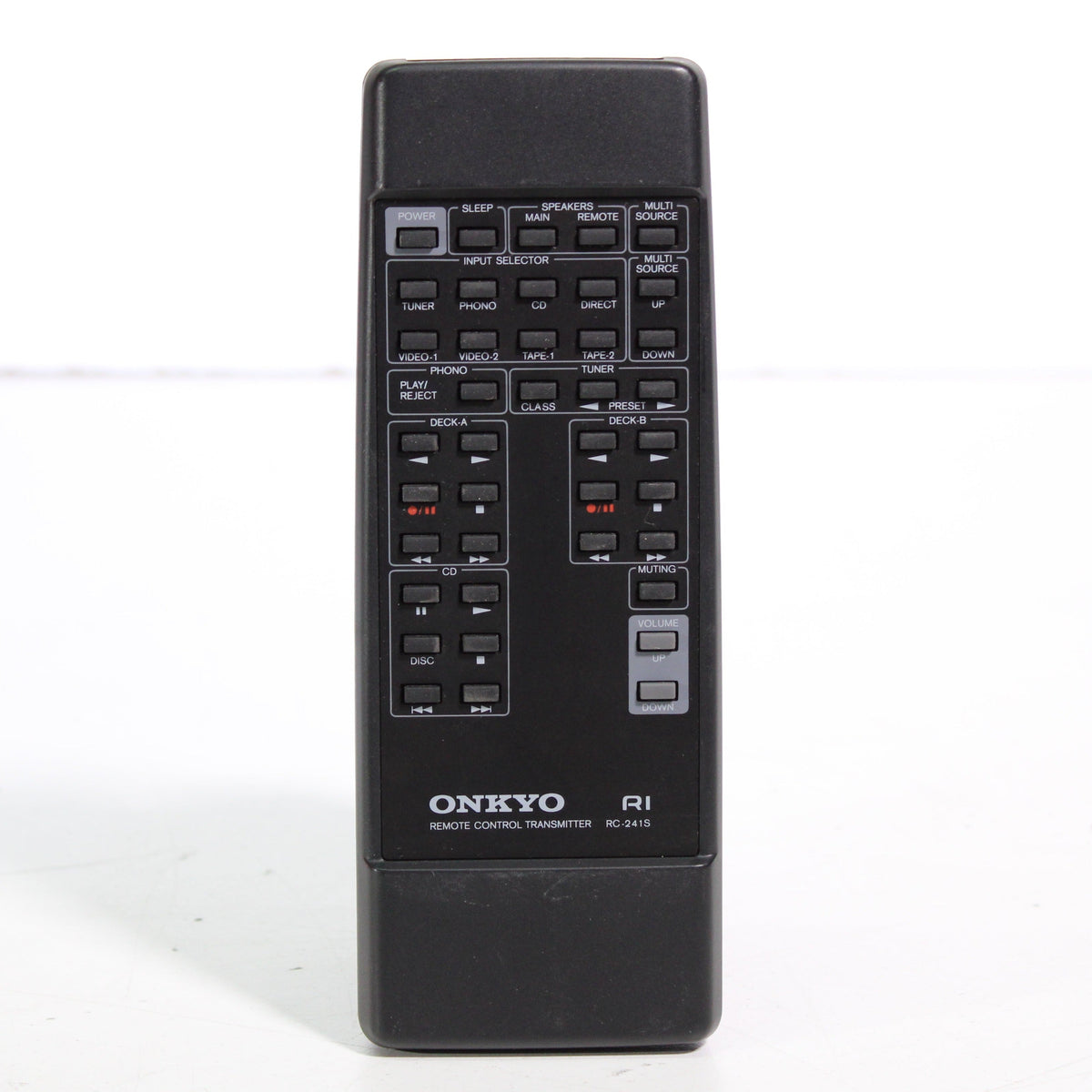 Onkyo RC-241S Remote Control for Receiver TX-905 — SpenCertified