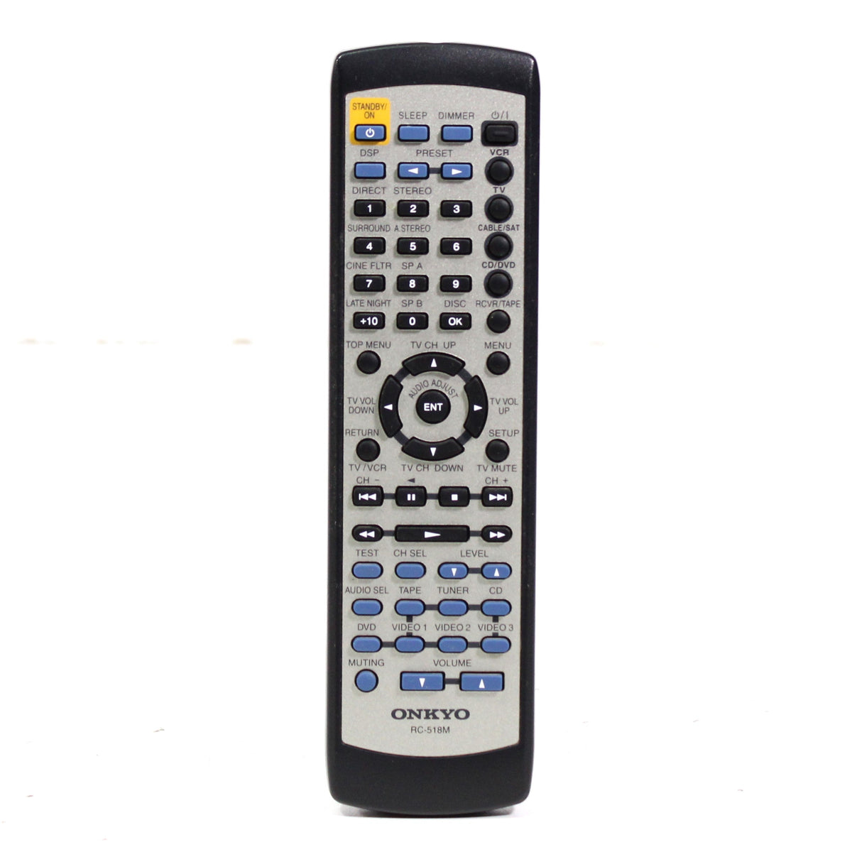 Onkyo RC-518M Remote Control for AV Receiver TX-SR501 and More — SpenCertified