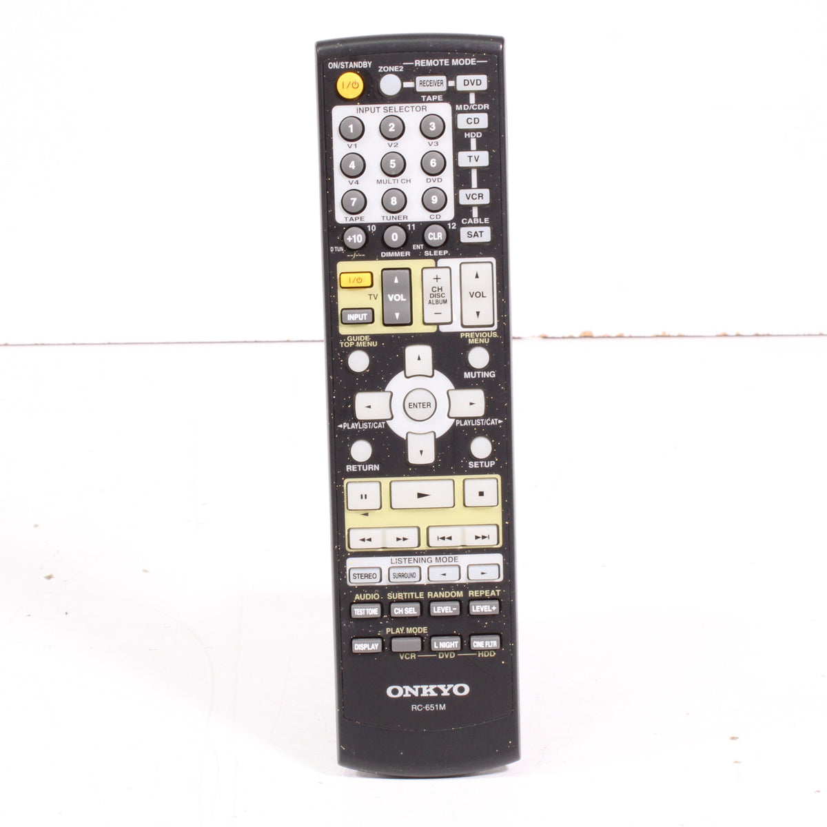 Onkyo RC-651M Remote Control for Receiver TX-SR604 and More — SpenCertified