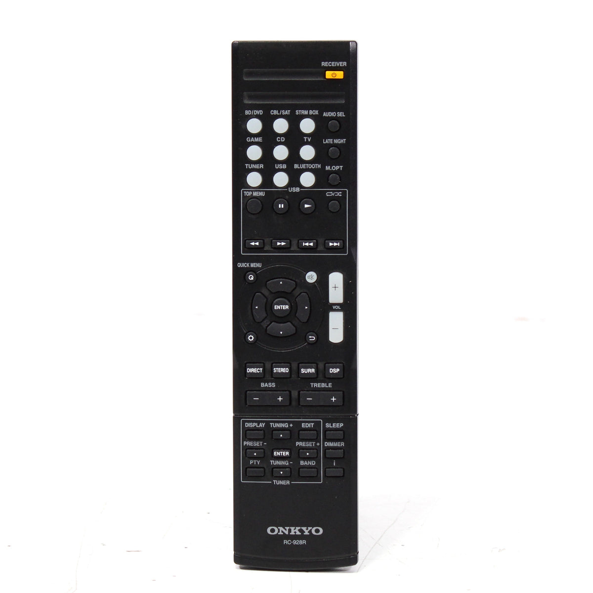 Onkyo RC-928R Remote Control for AV Receiver TX-SR353 and More — SpenCertified