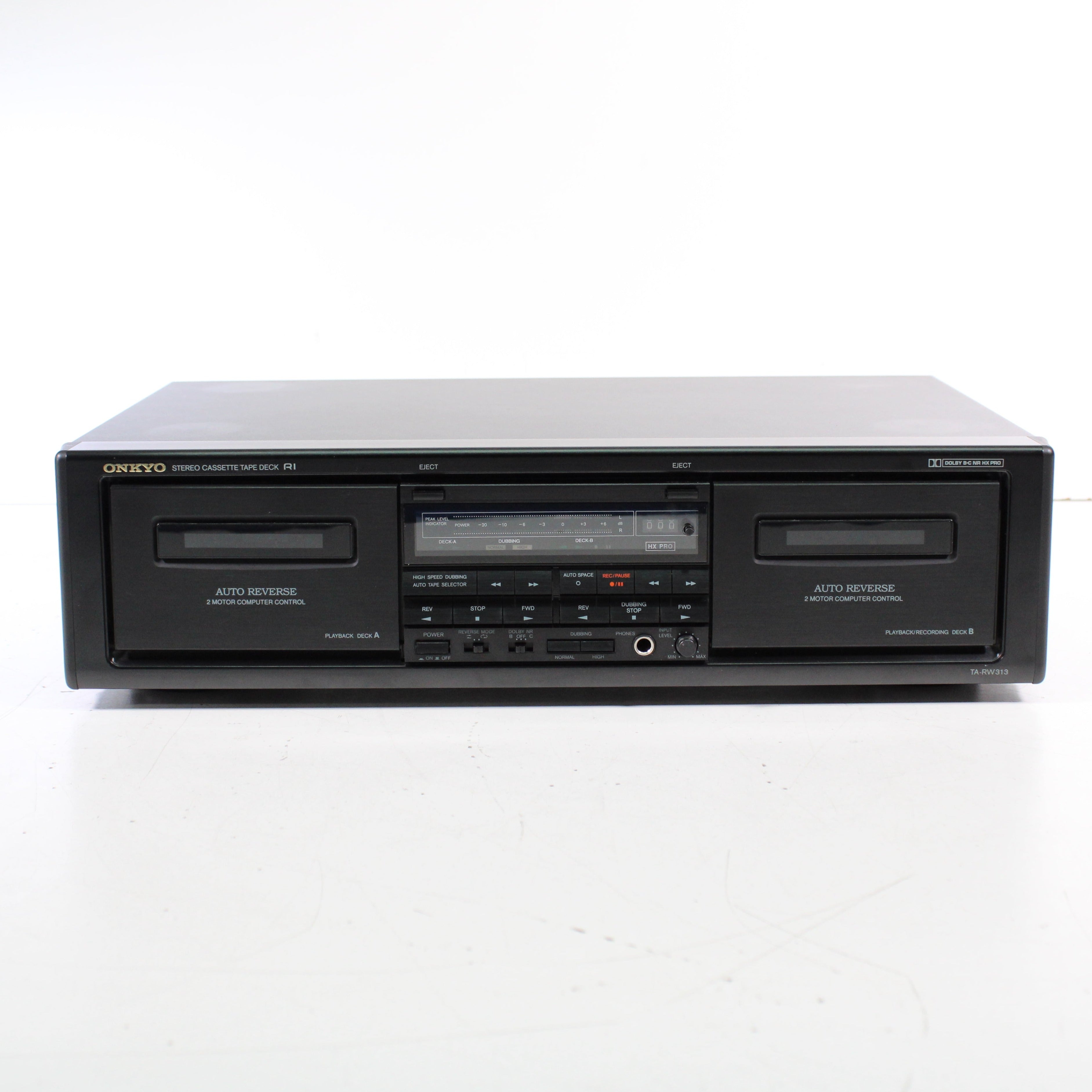 Onkyo TA-RW313 Double Stereo Cassette Tape Deck with Auto Reverse