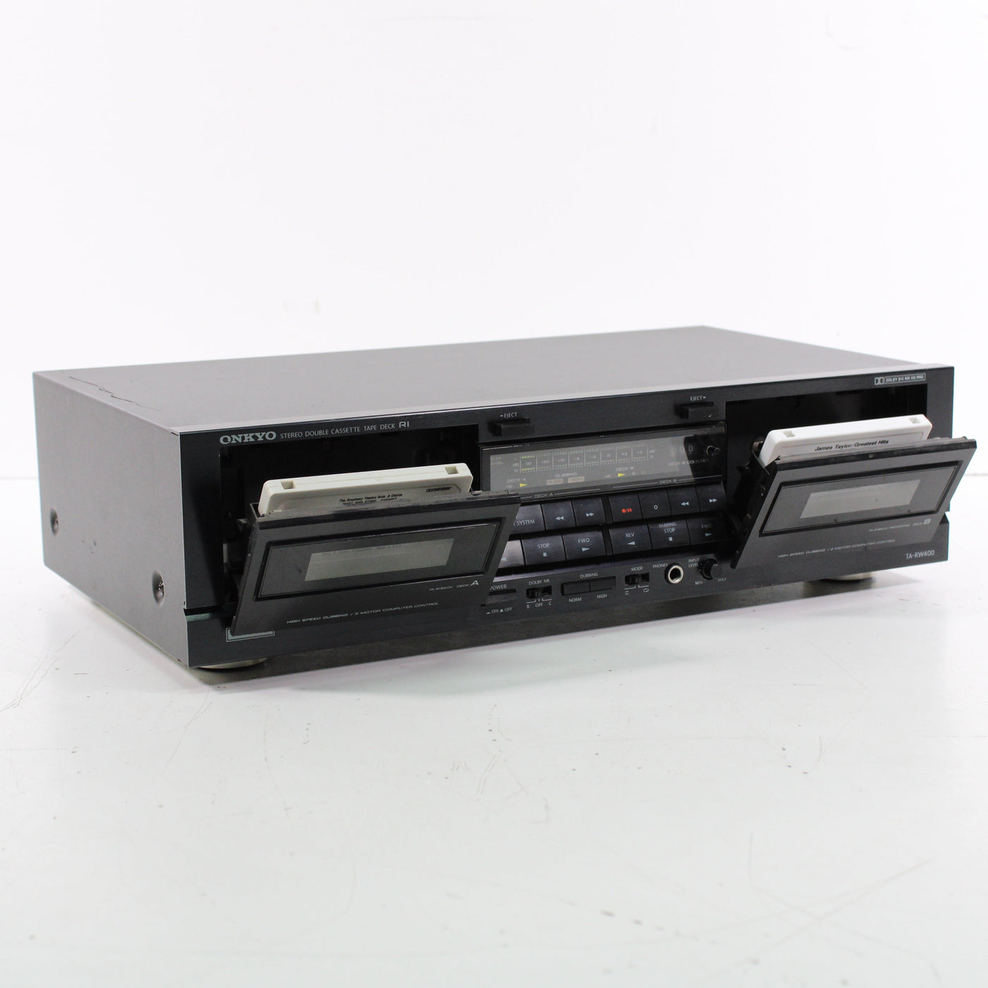 Onkyo TA-RW400 Stereo Double Cassette Tape Deck Auto Reverse ...