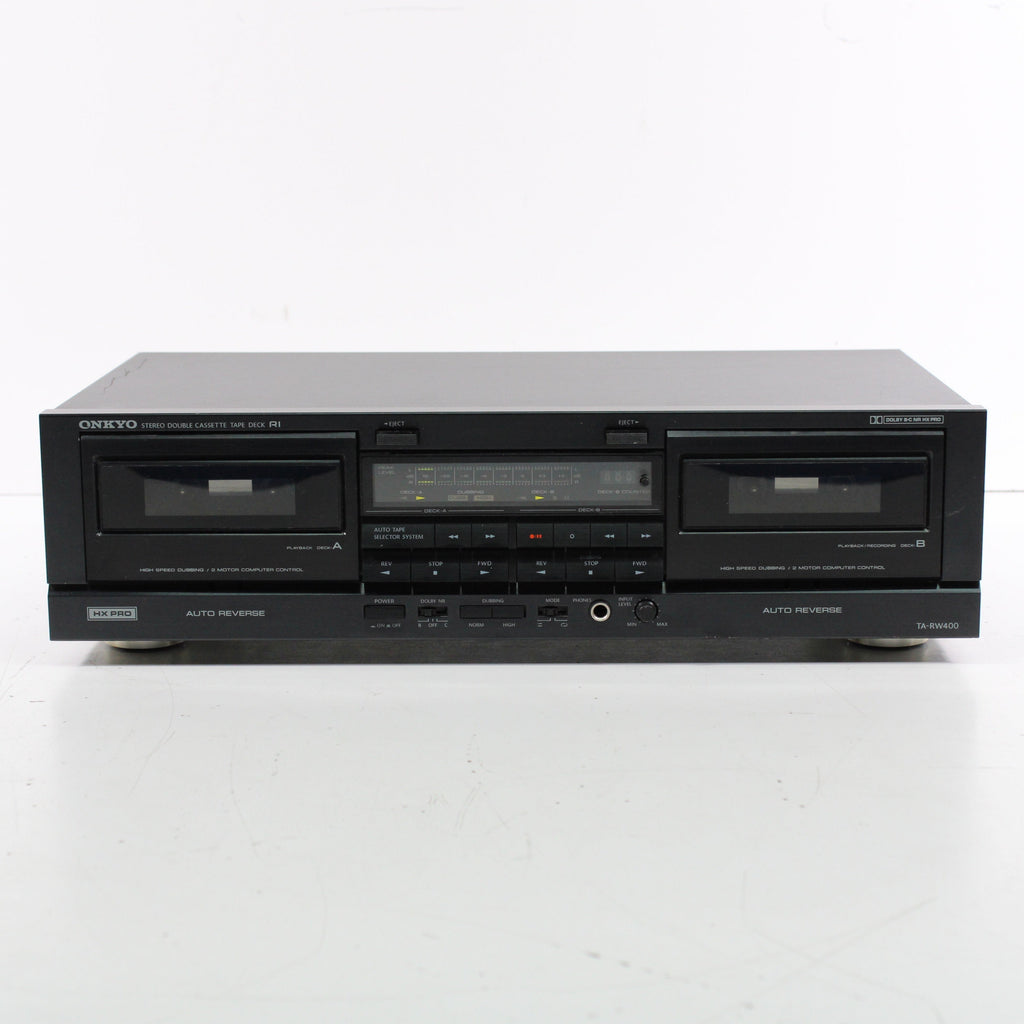 Onkyo TA-RW400 Stereo Double Cassette Tape Deck Auto Reverse