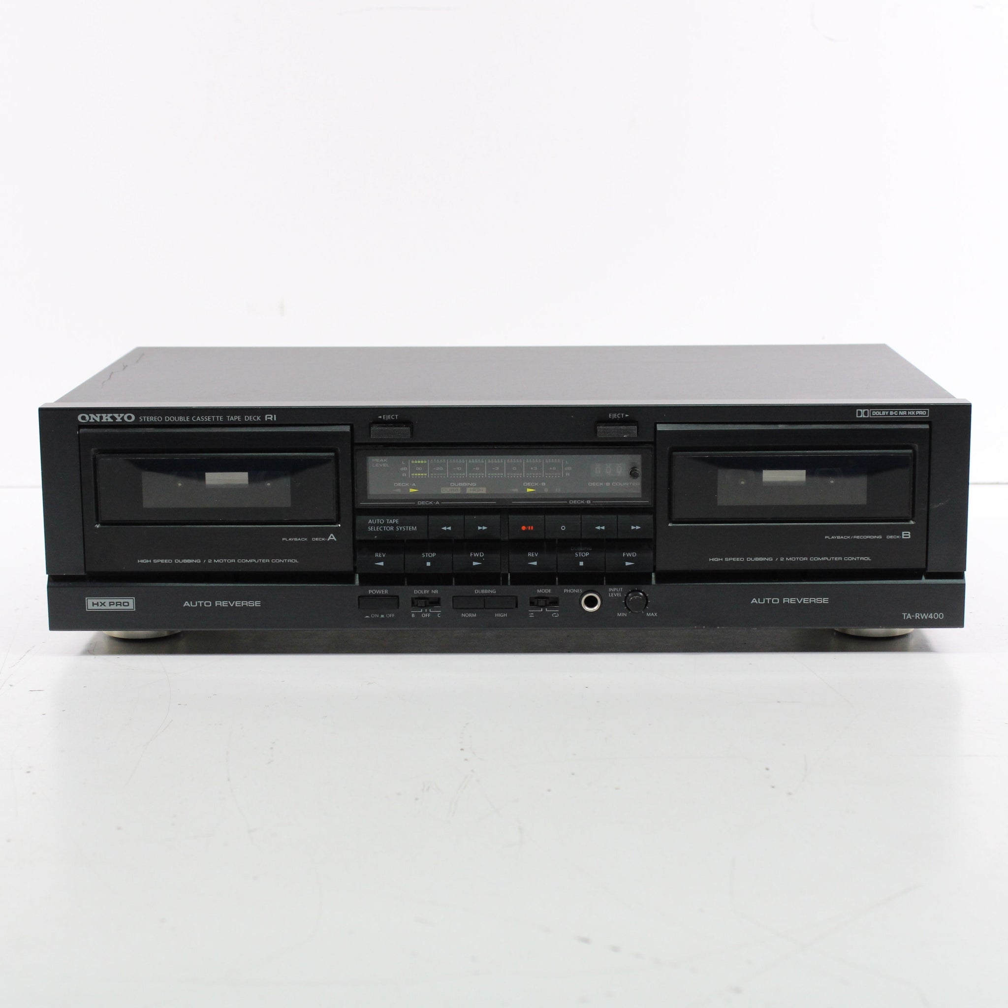 Onkyo TA-RW400 Stereo Double Cassette Tape Deck Auto Reverse