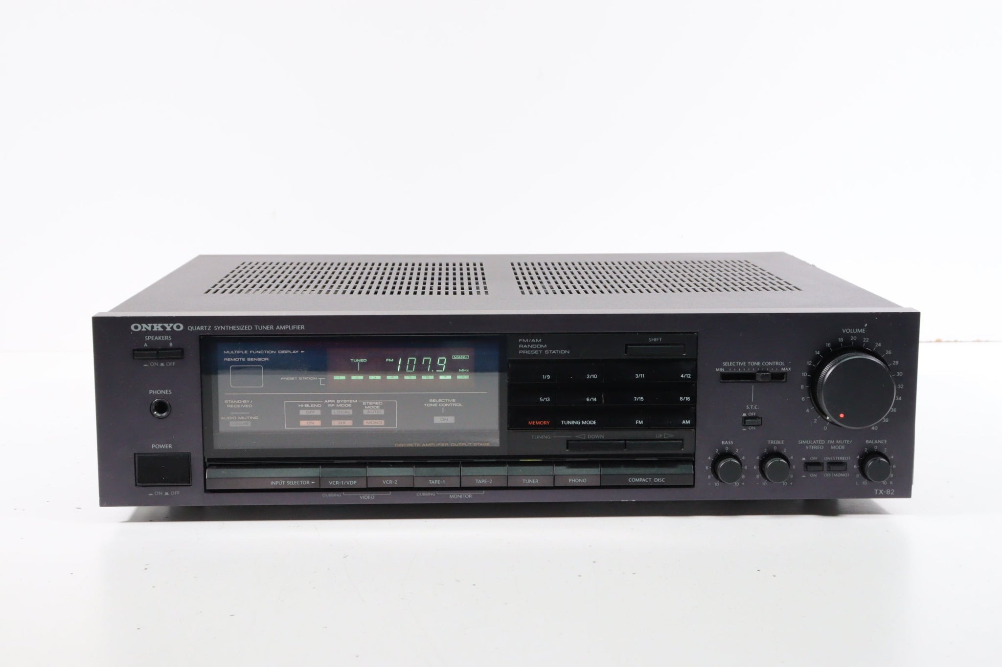 Onkyo TX-82 Quartz Synthesized Tuner Amplifier Receiver (NO REMOTE)