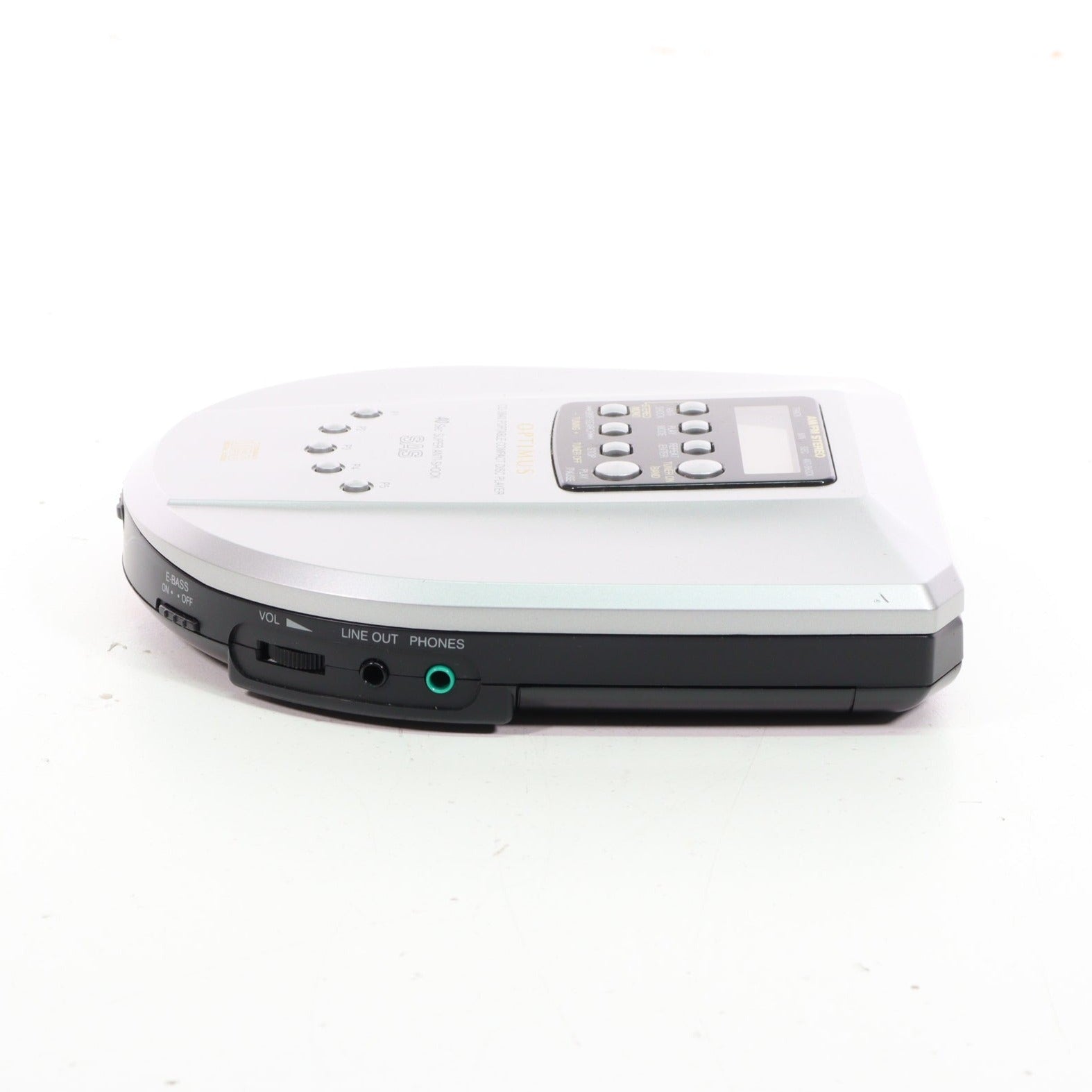 Optimus CD-3840 Portable CD Compact Disc Player with SAS Super Anti-Sh