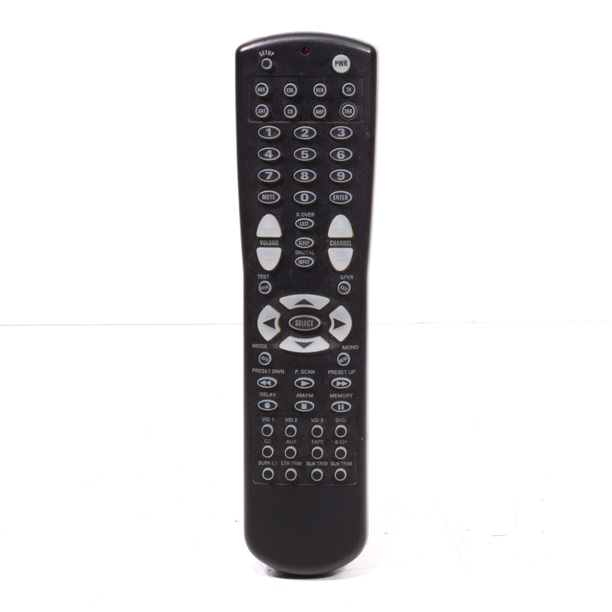 Outlaw 8-Device Universal Remote Control for AUX SAT CBL CD VCR AMP TV ...