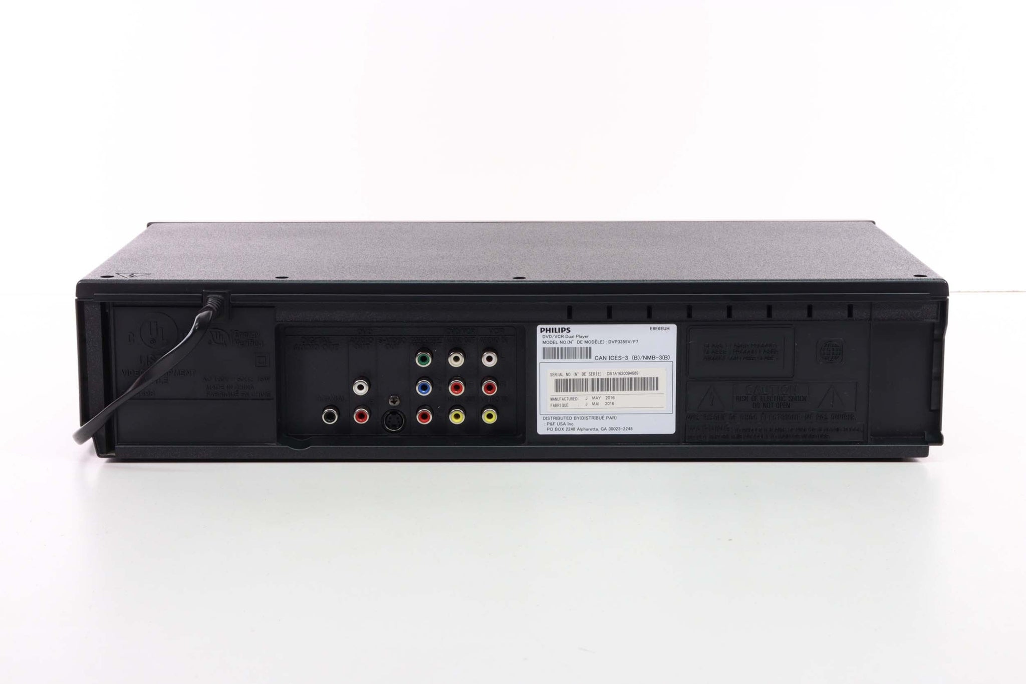 Philips DVD750VR DVD/VCR Combo VHS Player Home System for Sale ...