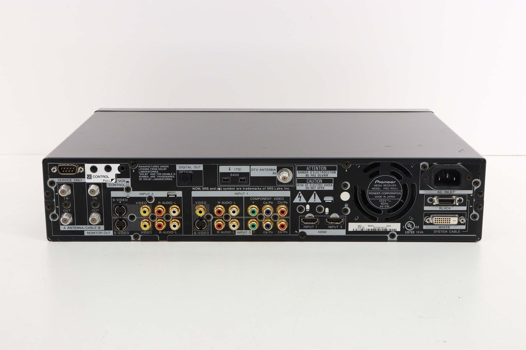 PIONEER ELITE Media Receiver PRO-R04U Pure Vision Plasma Display Syste