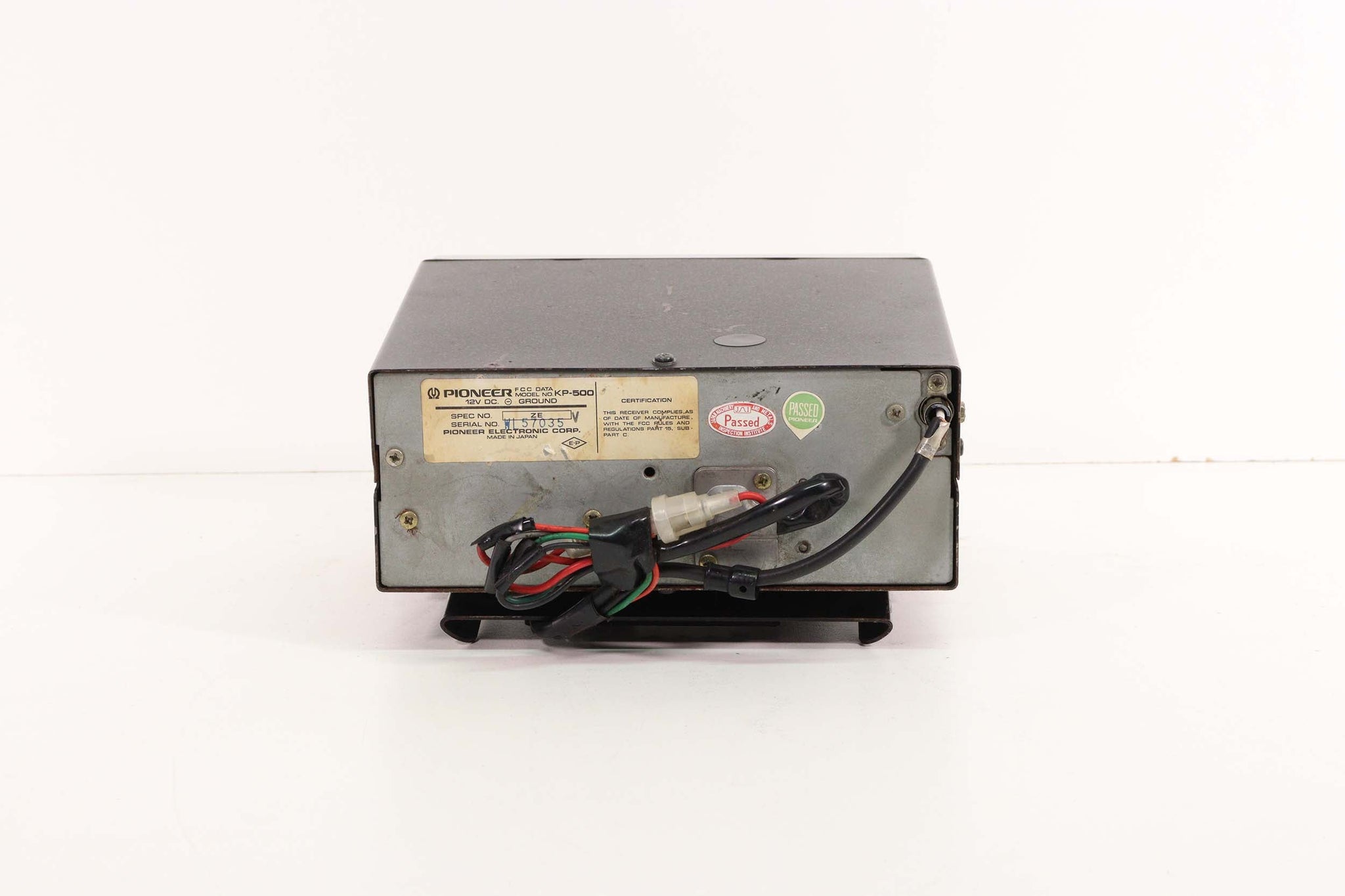 PIONEER KP-500 Cassette Tape Player/AM/FM Radio Vintage Car Deck