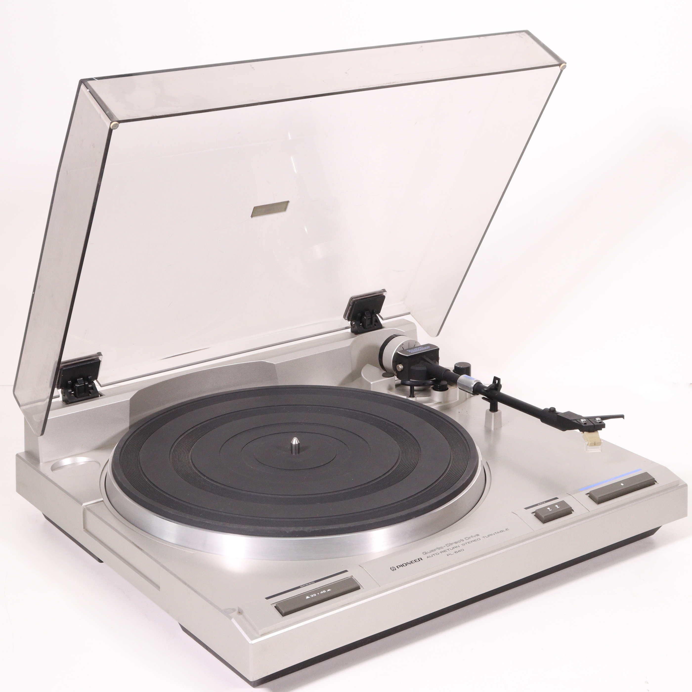 PIONEER PL-640 Quartz-Direct Drive Automatic Return Stereo Turntable ...