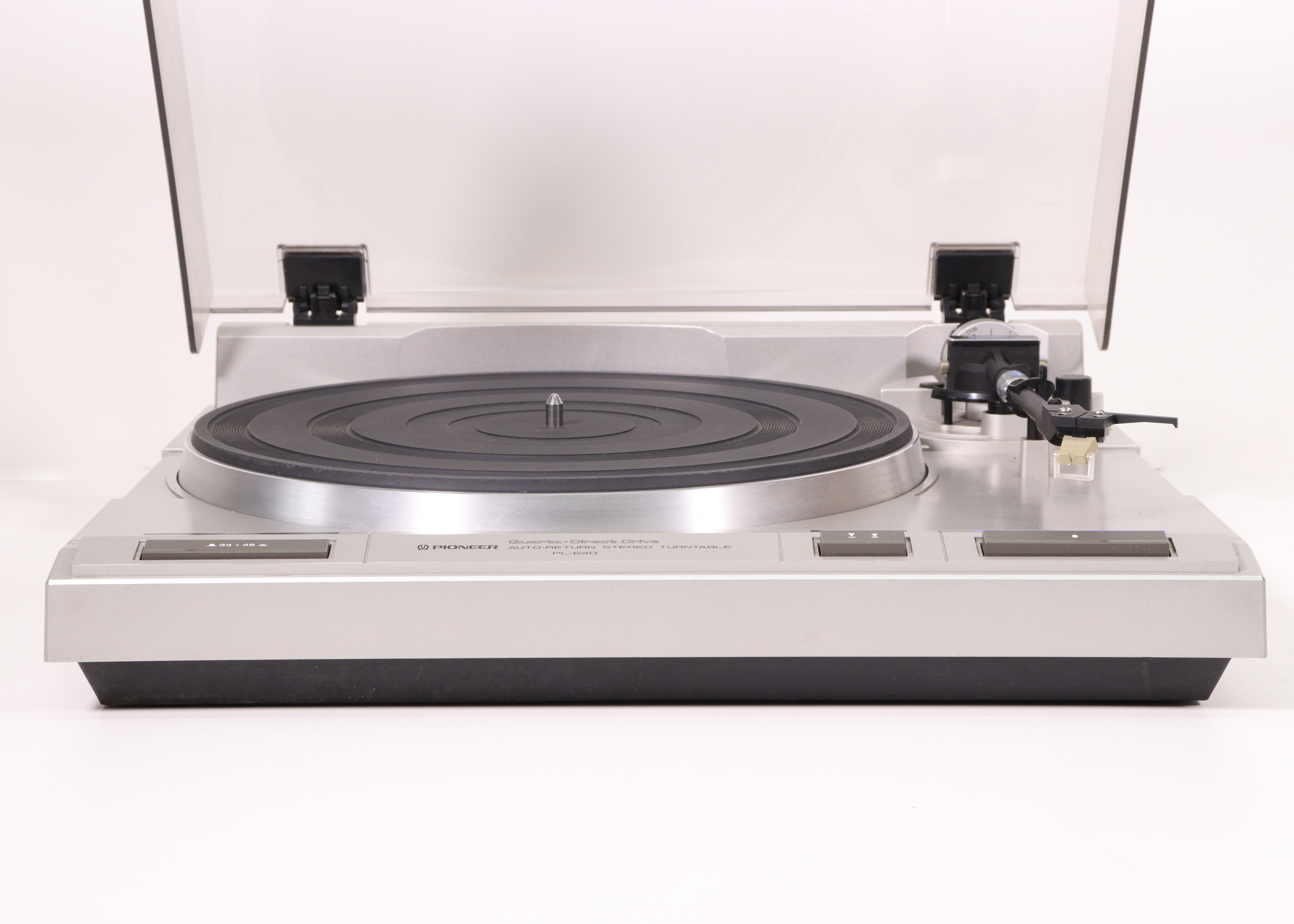PIONEER PL-640 Quartz-Direct Drive Automatic Return Stereo Turntable ...