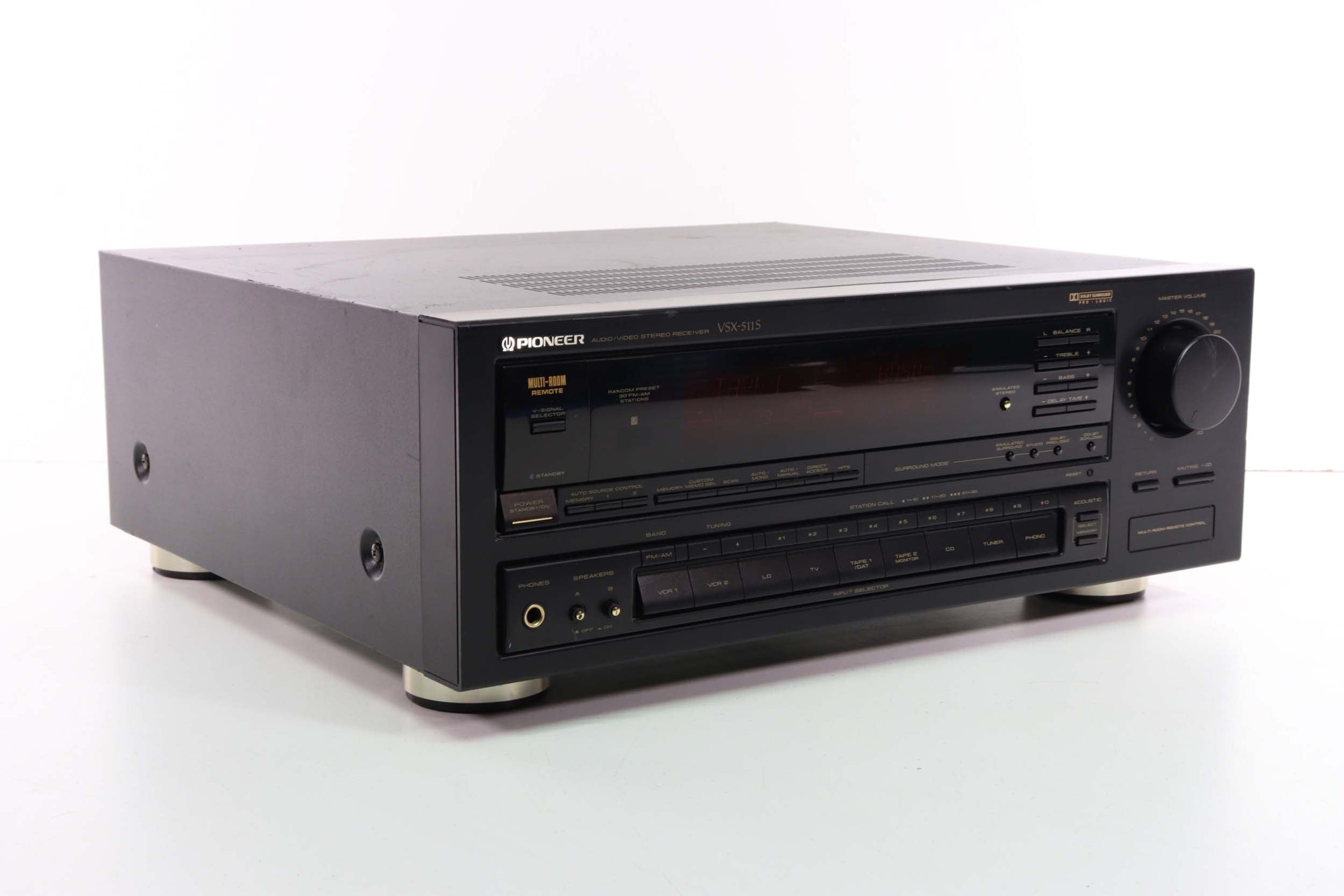 PIONEER VSX-511S Audio/Video Stereo Receiver (No Remote) — SpenCertified