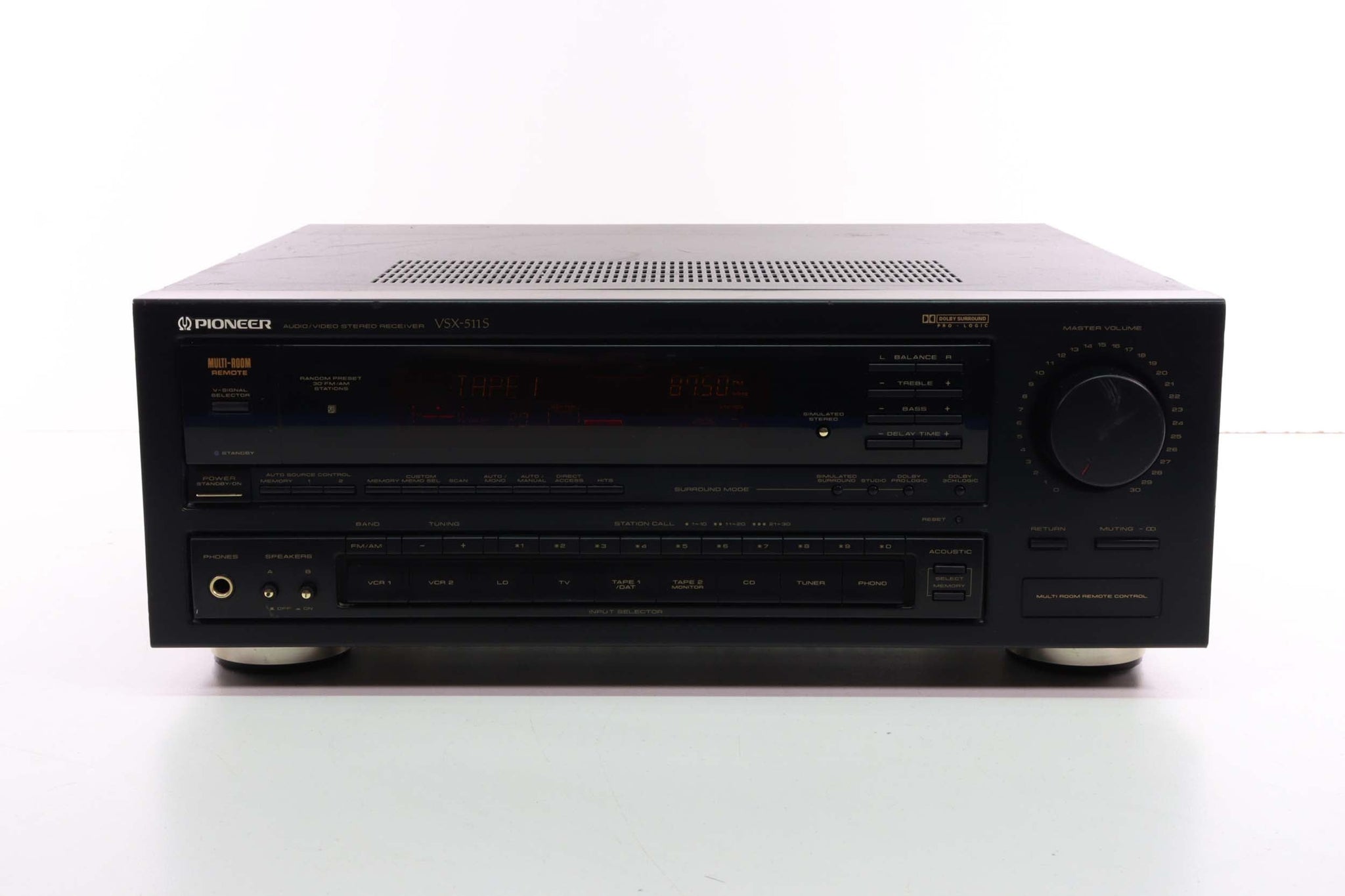 PIONEER VSX-511S Audio/Video Stereo Receiver (No Remote)