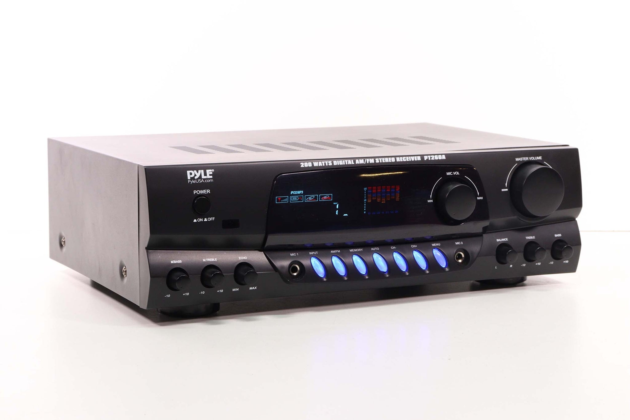 PYLE PT260A 200 Watts Digital AM/FM Stereo Receiver (No Right Channel