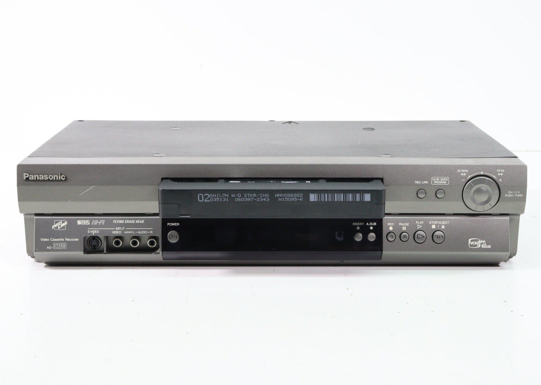 Panasonic AG-3200 Super VHS Hi-Fi VCR Video Cassette Recorder with S-V ...