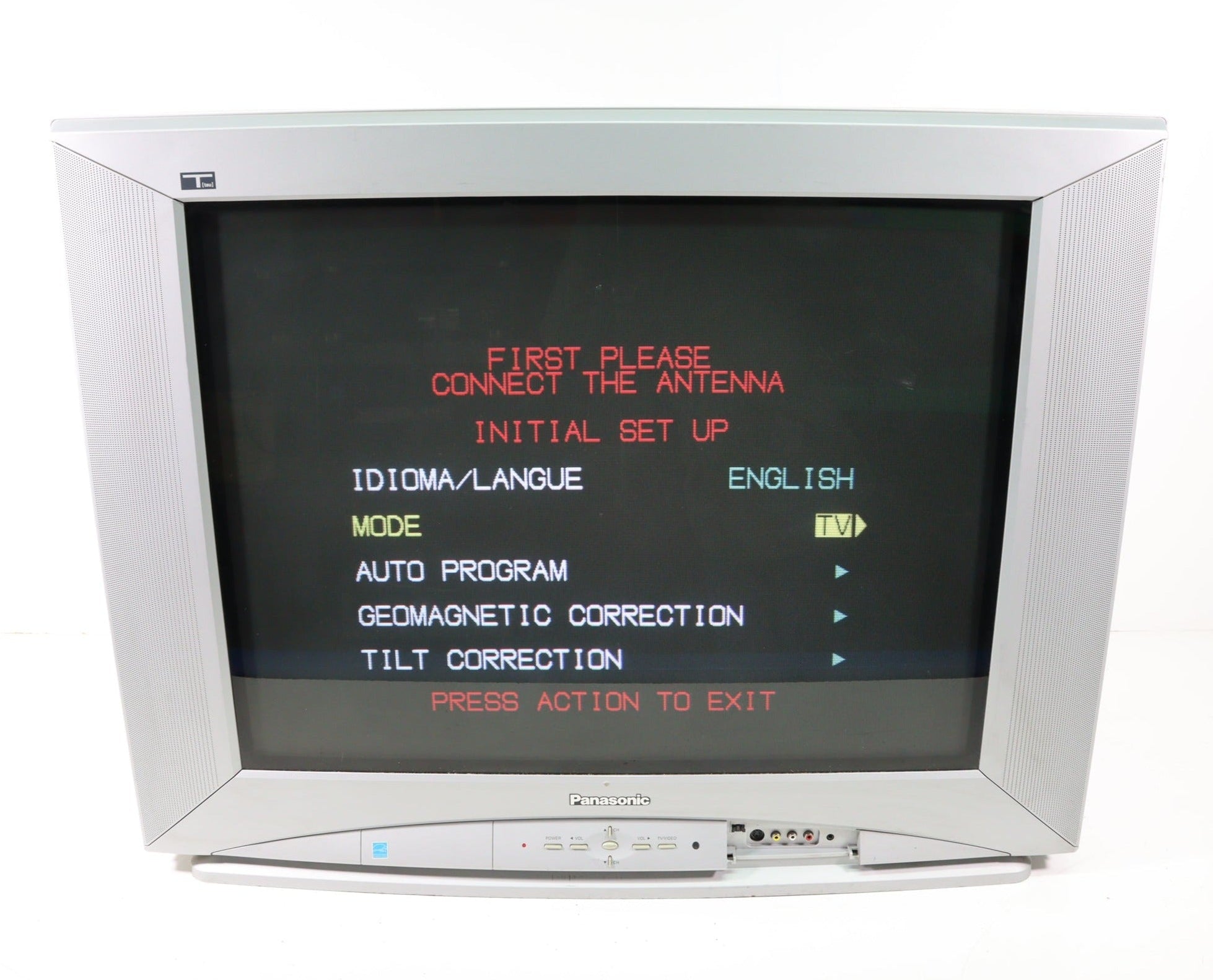 Panasonic CT-32SL14J 32" Big Screen Tube TV for Gaming with Component ...