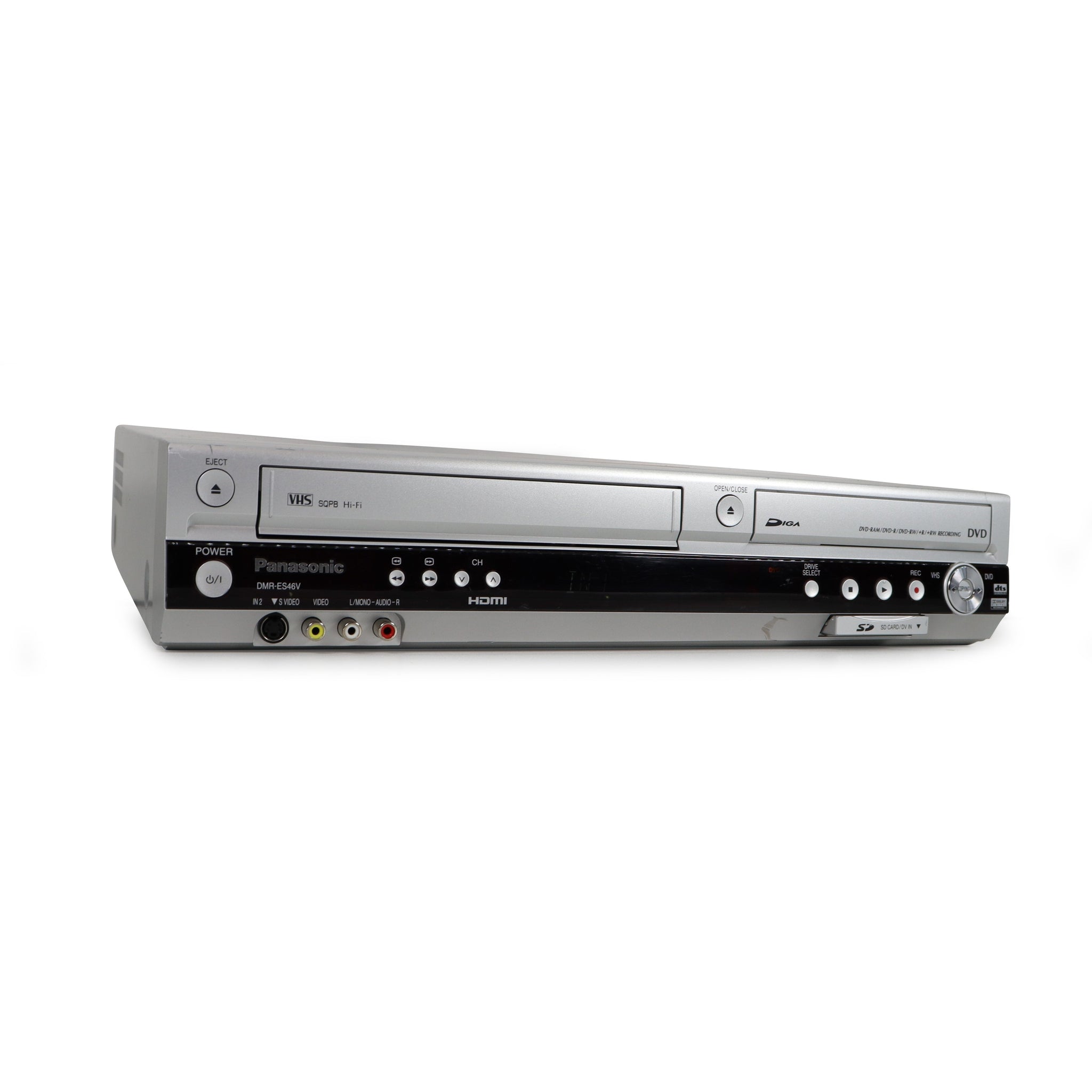 Panasonic DMR-ES46V VHS to DVD Converter, VCR DVD Combo Player Recorde