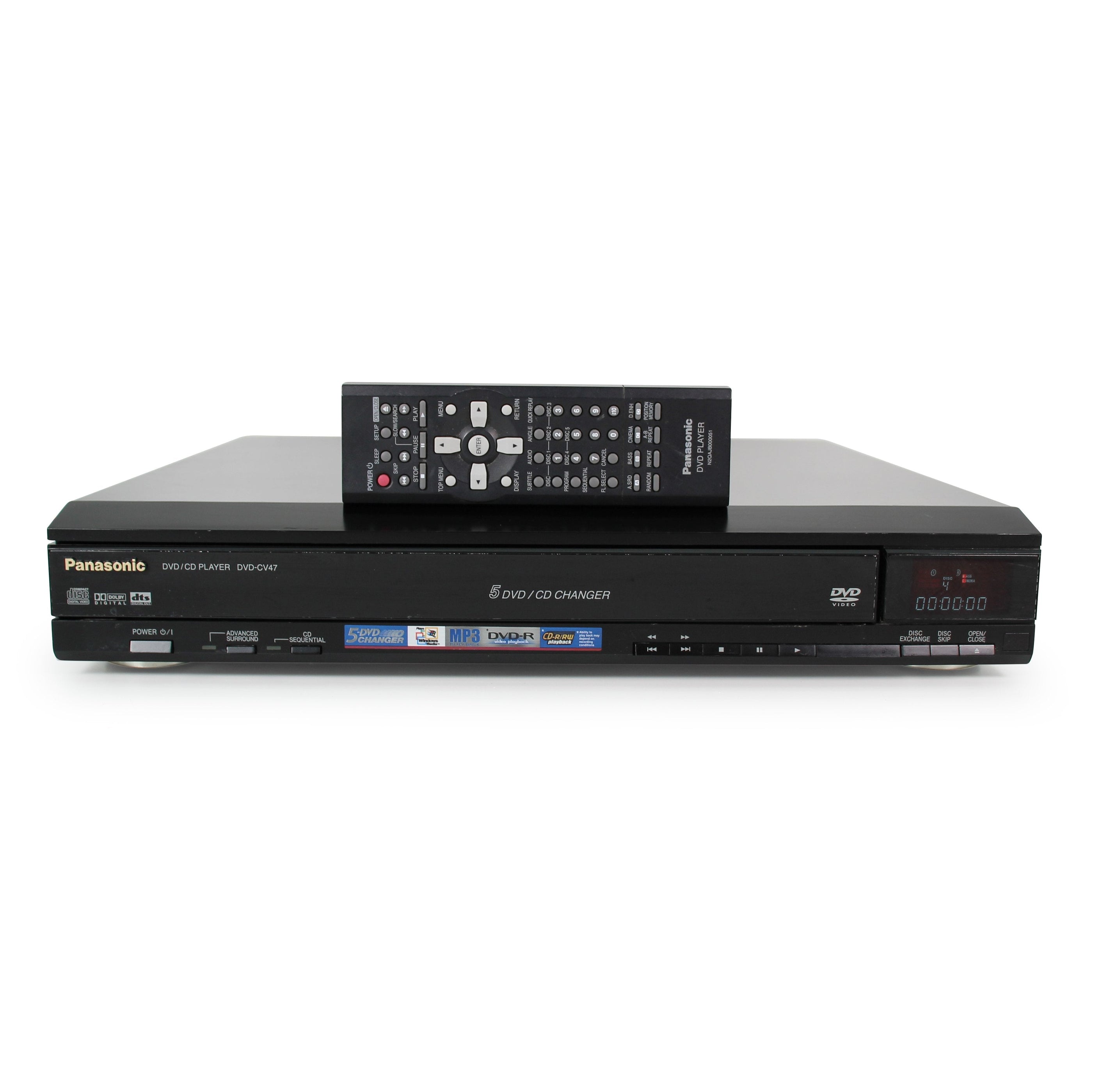 Panasonic DVD-CV47 5 Disc Carousel DVD CD Player Changer — SpenCertified