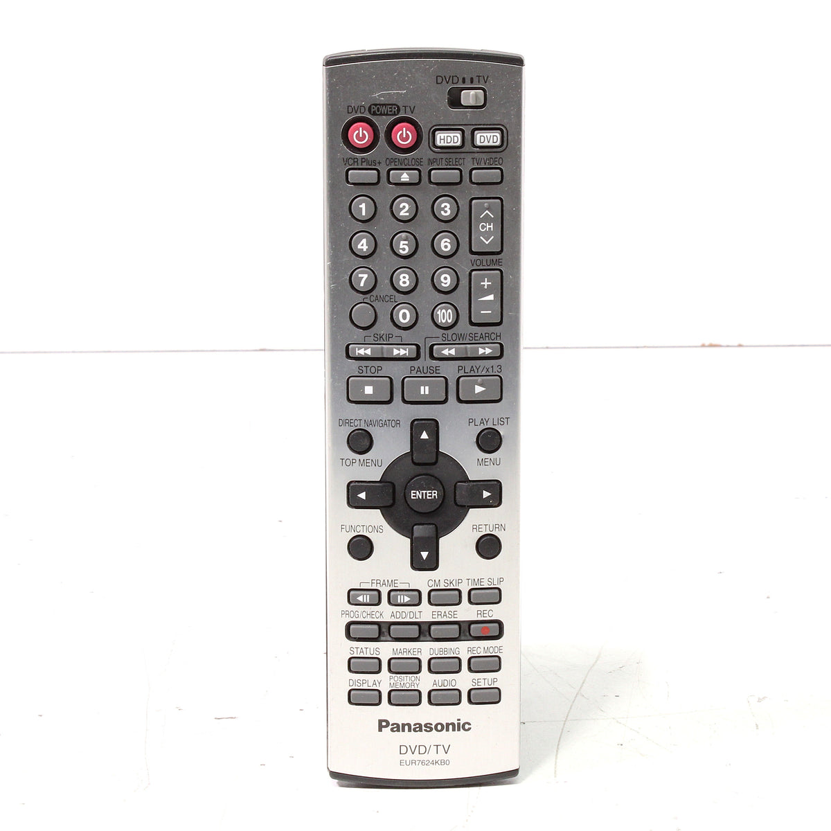 Panasonic EUR7624KB0 Remote Control for DVD Recorder DMR-E100H and Mor ...