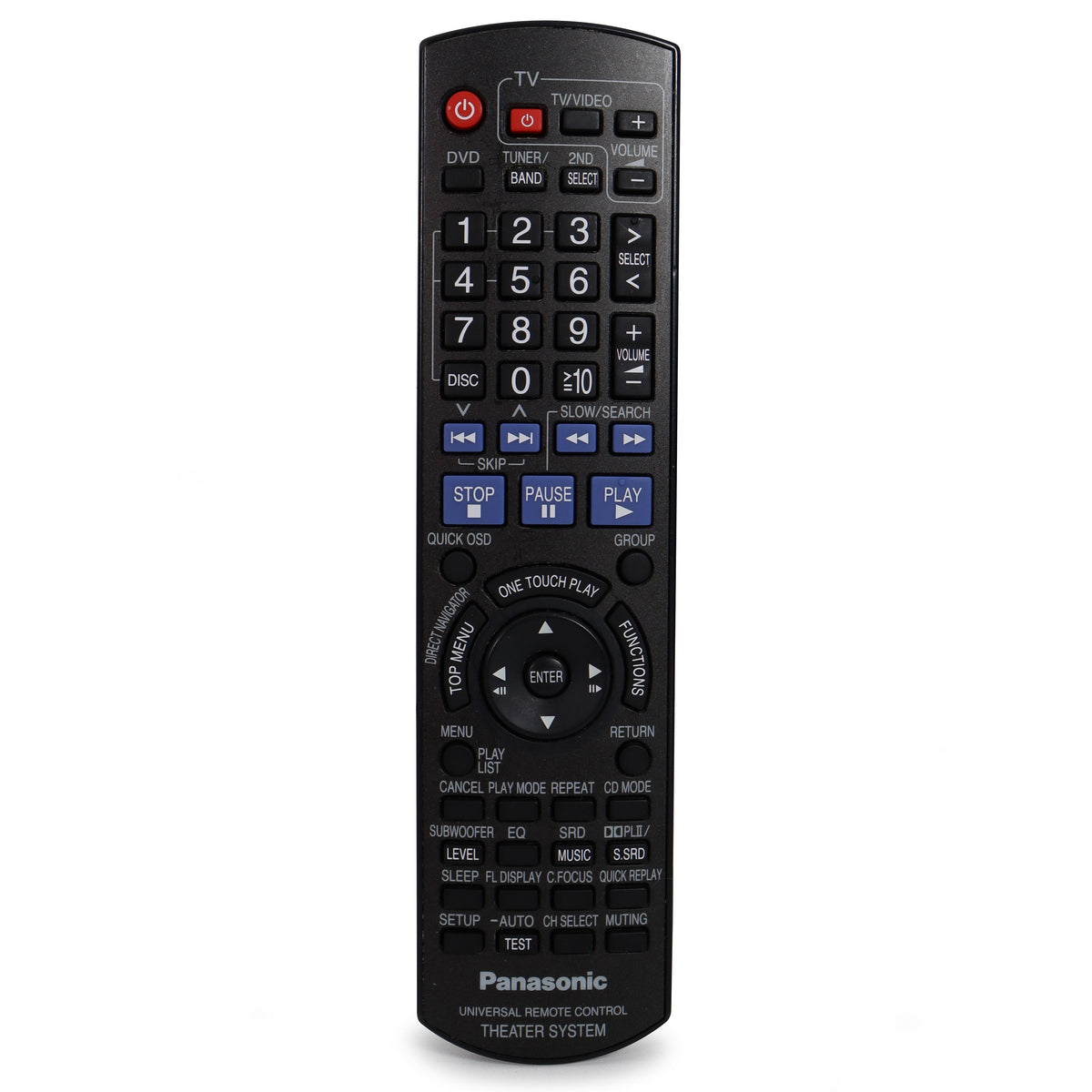 Panasonic EUR7662YW0 Remote Control for DVD Theater System SA-PT750 an ...