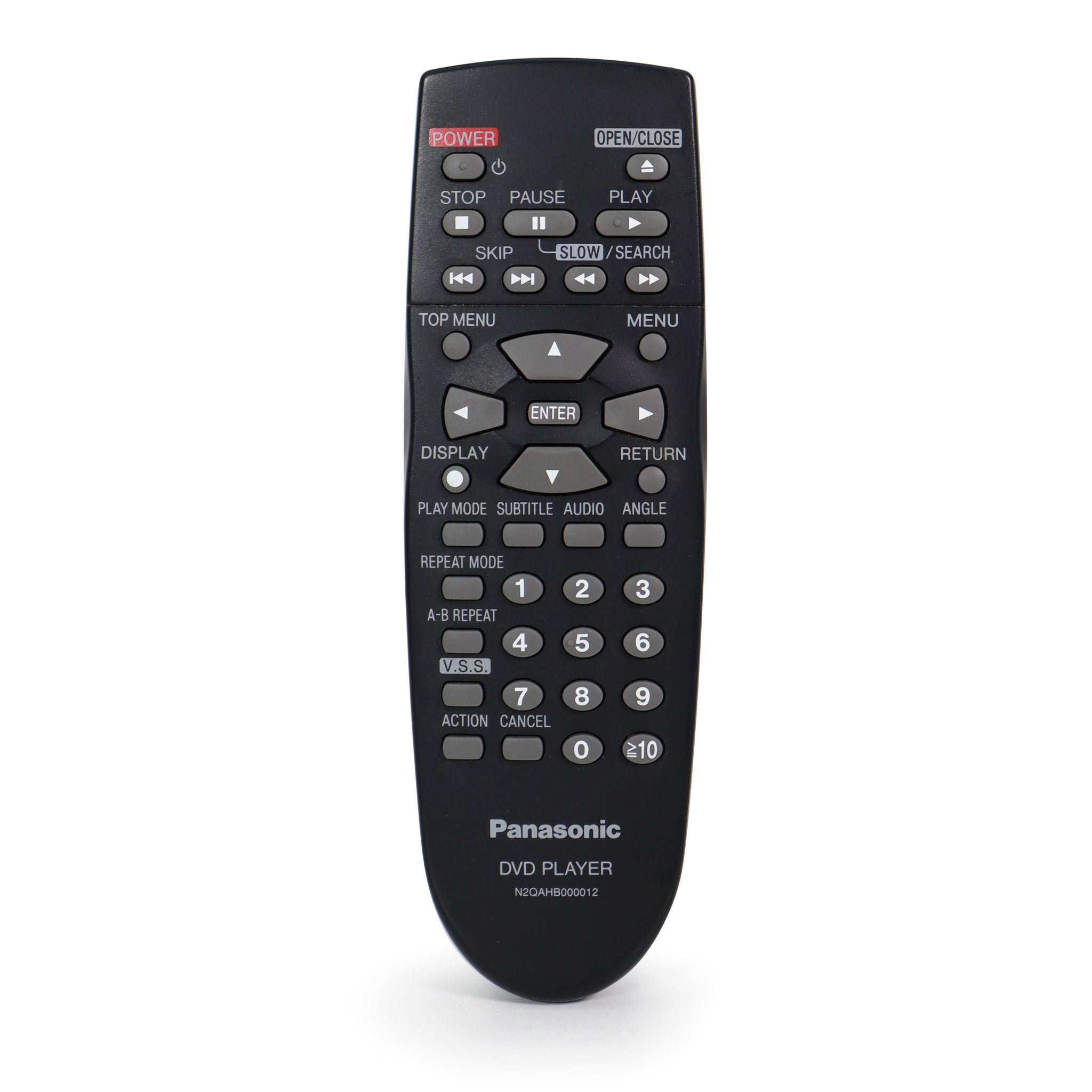 Panasonic N2QAHB000012 Remote Control for DVD Player DVD-RP56 and More