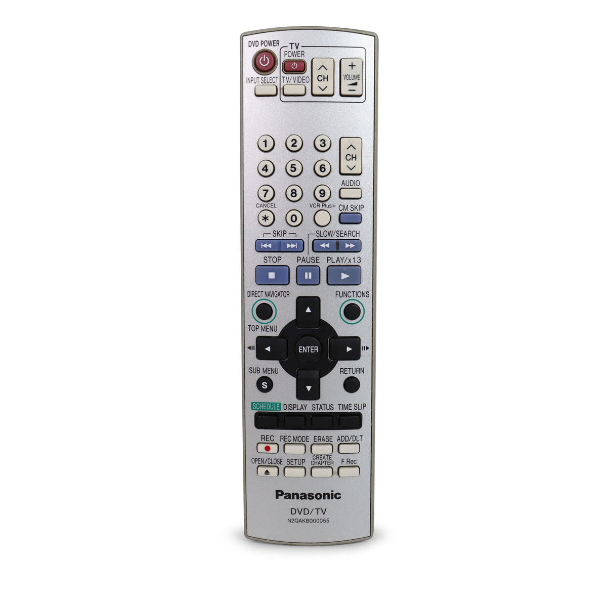 Panasonic N2QAKB000055 Remote Control for DVD Recorder DMR-ES20 and Mo ...