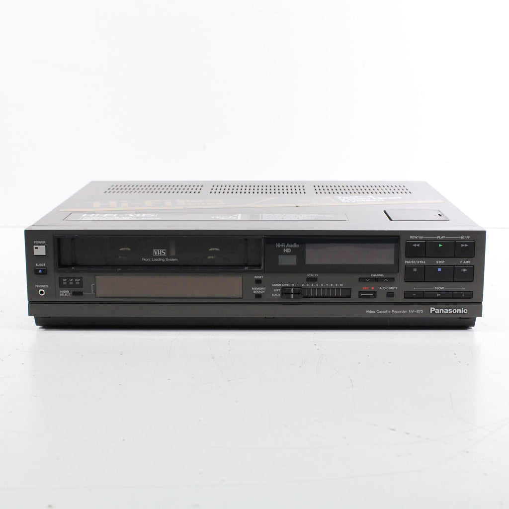 Panasonic NV-870PX 4-Head Hi-Fi Stereo VCR VHS Player Recorder (1985)