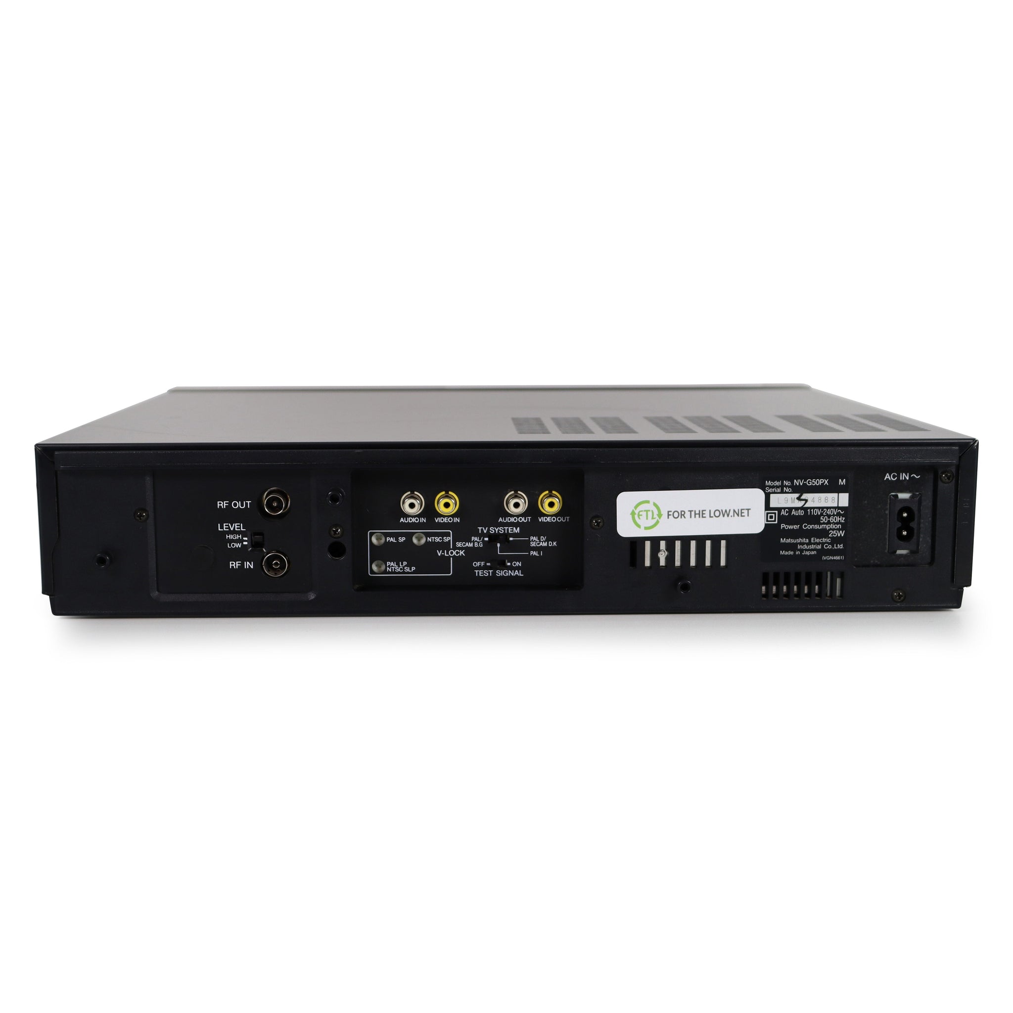 Panasonic NV-G50PX NTSC PAL MESECAM VCR Video Cassette Recorder ...