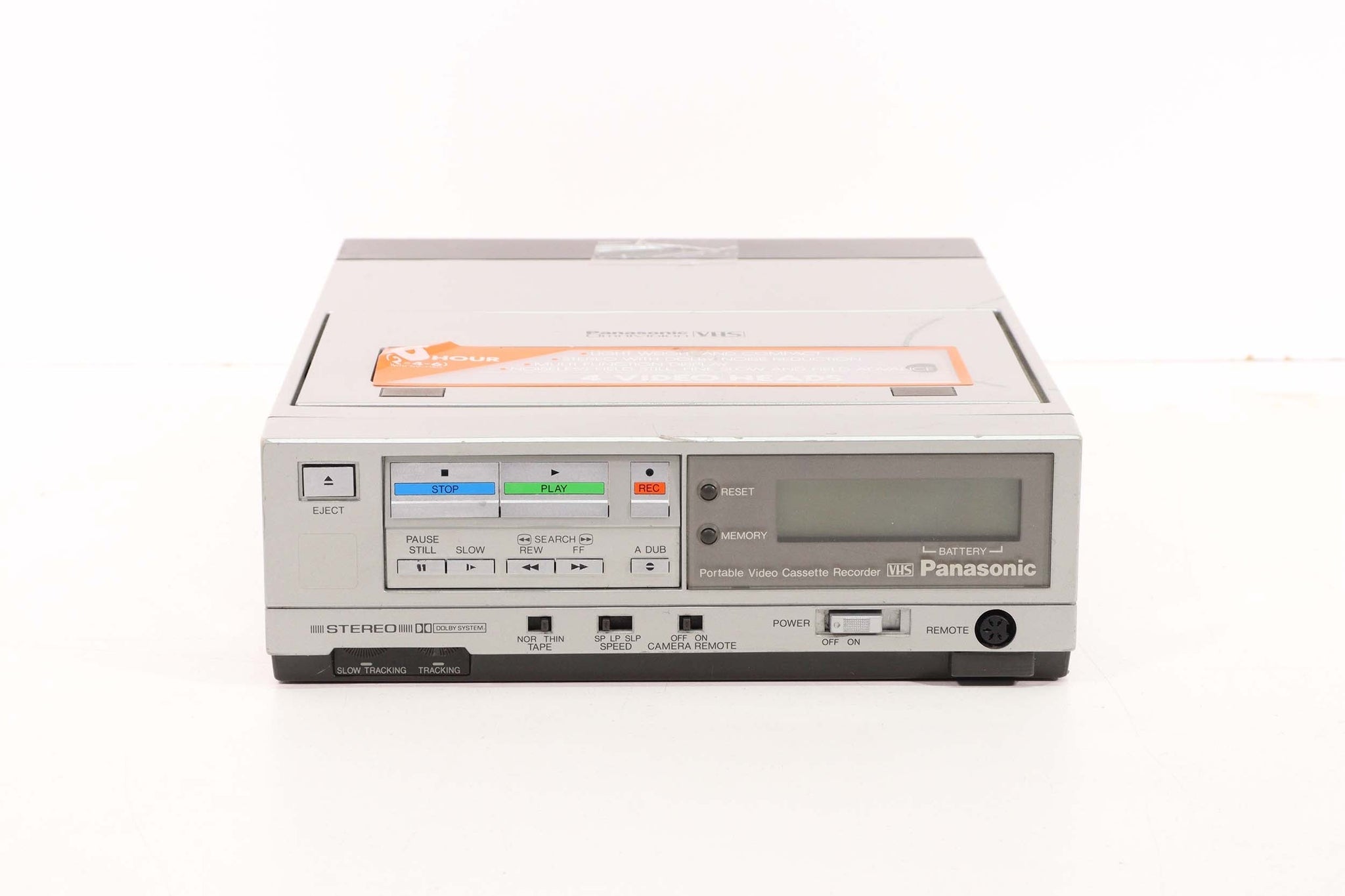 Panasonic Omnivision PV-8000 Portable Video Cassette Recorder (Stuck B ...