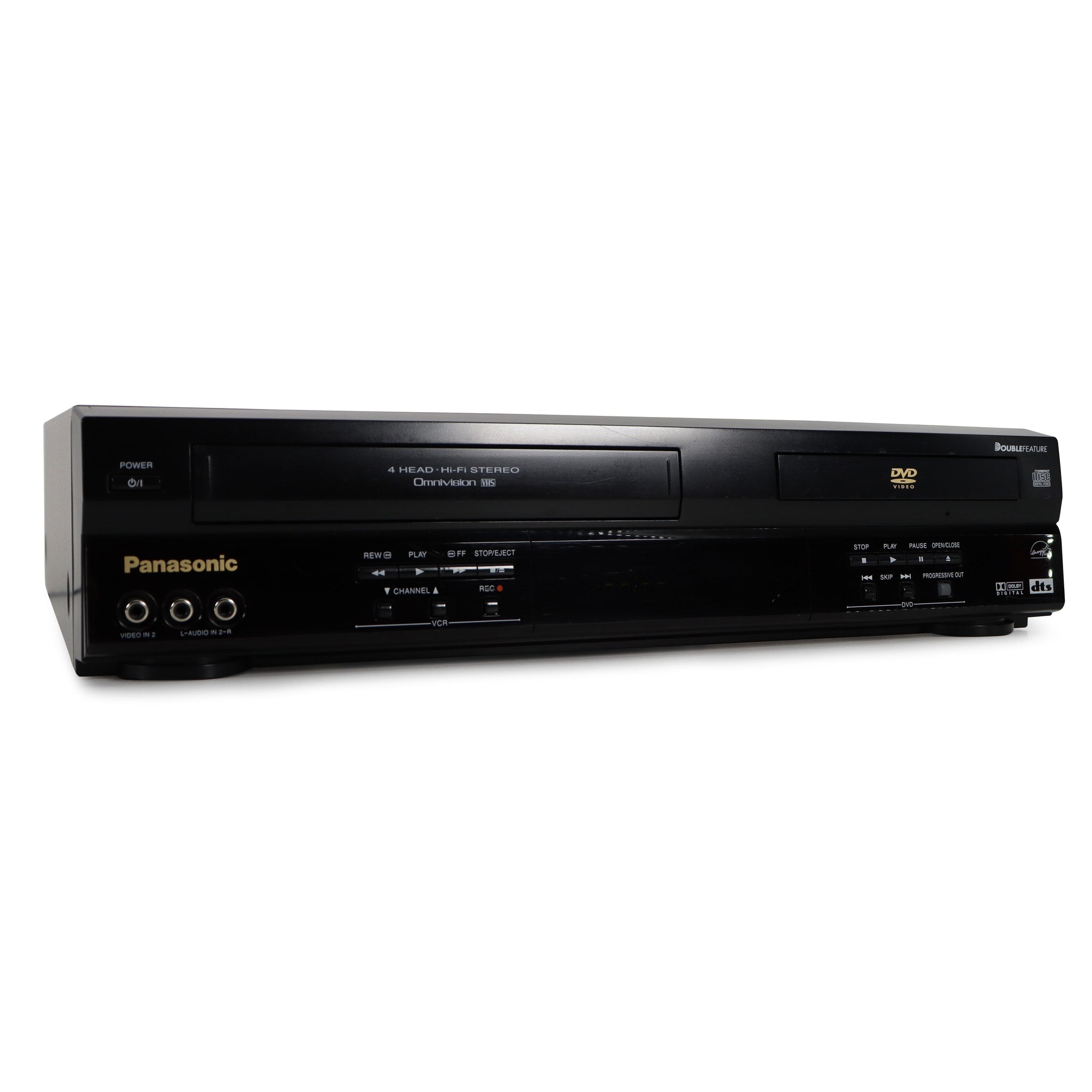 Panasonic PV-D4743 DVD VHS Combo Player with Omnivision — SpenCertified
