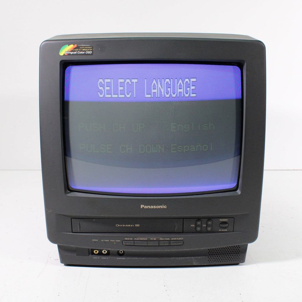 Panasonic PV-M1326 13" Retro Gaming CRT TV with Combination VCR