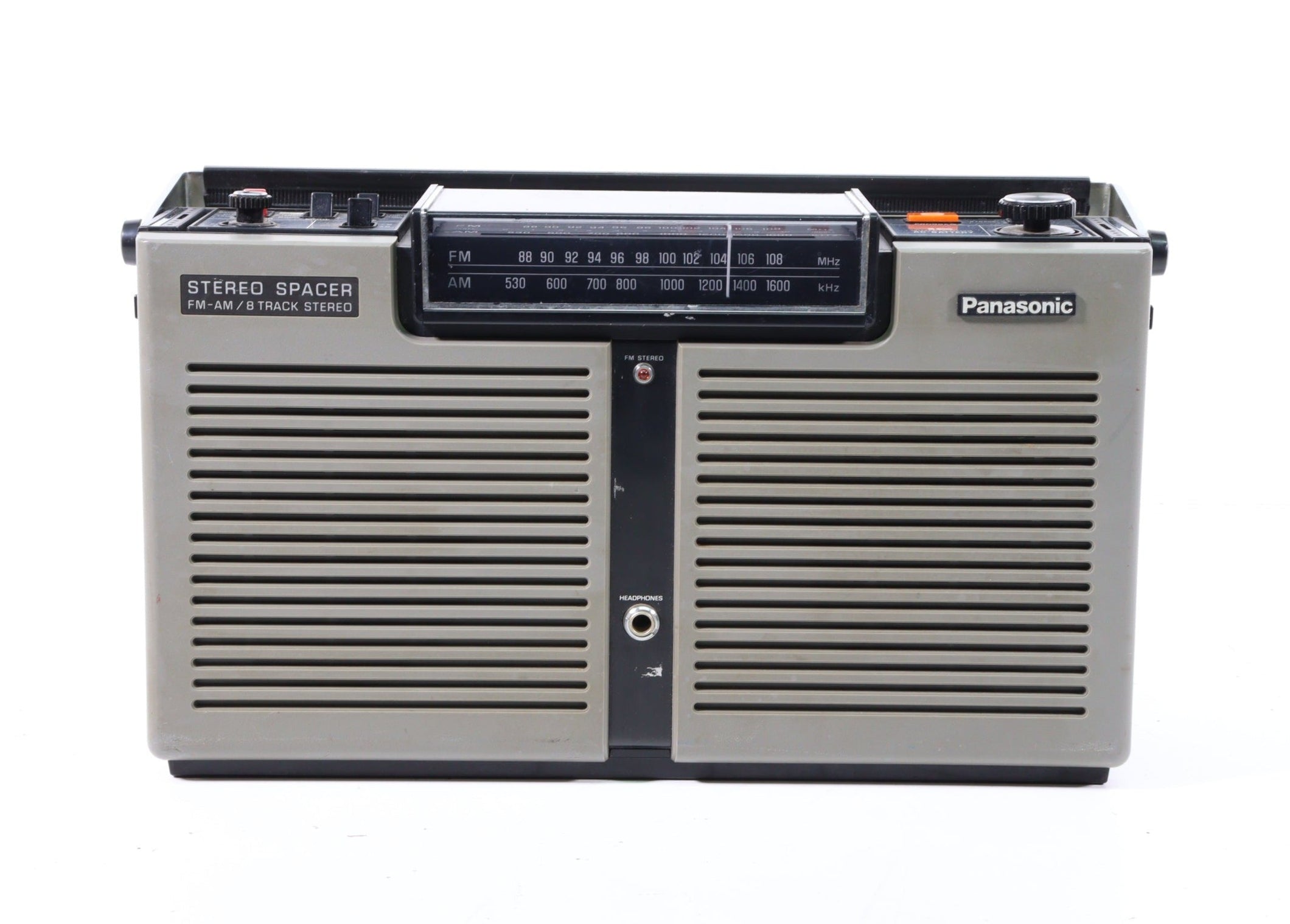 Panasonic RF-7100 Portable Stereo Spacer FM AM Radio 8 Track Player (H ...
