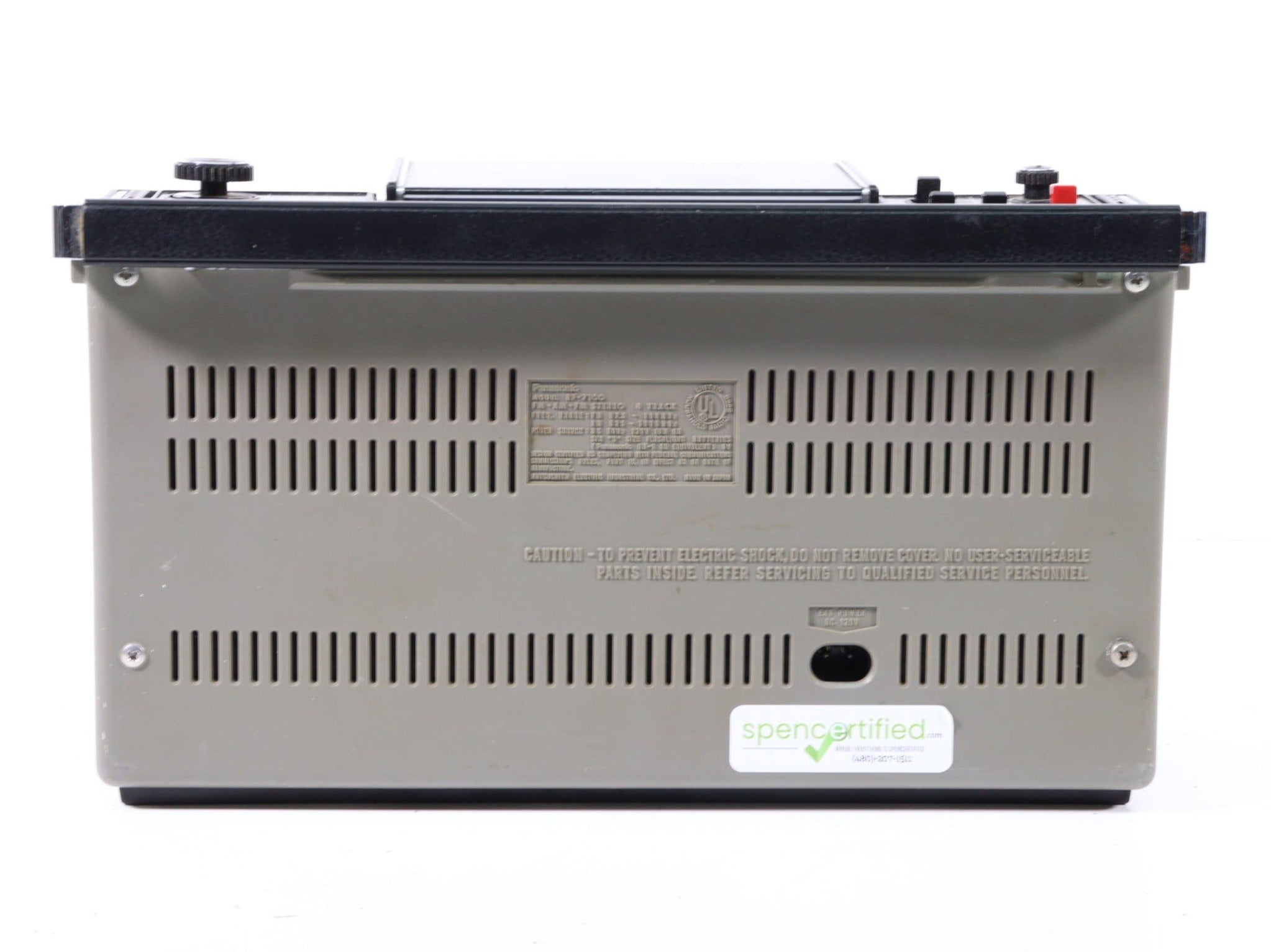 Panasonic RF-7100 Portable Stereo Spacer FM AM Radio 8 Track Player (H ...