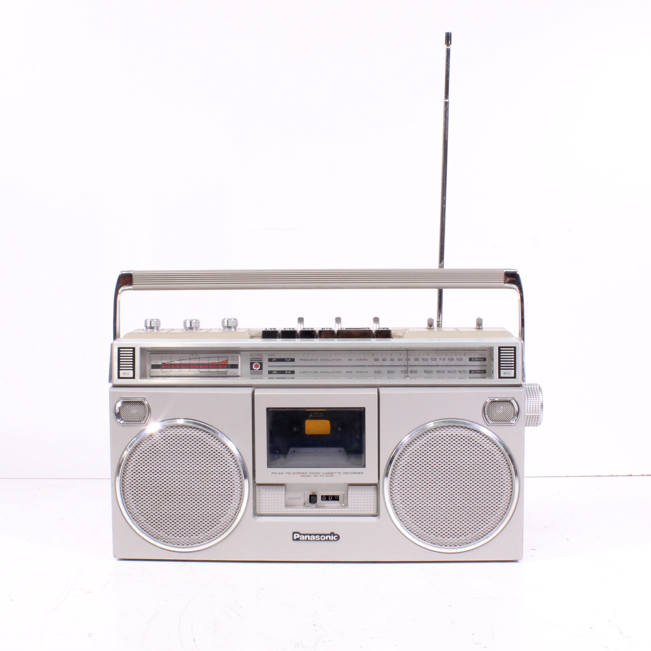 Panasonic RX‑5090 4-Speaker Boombox Cassette Player Portable ...