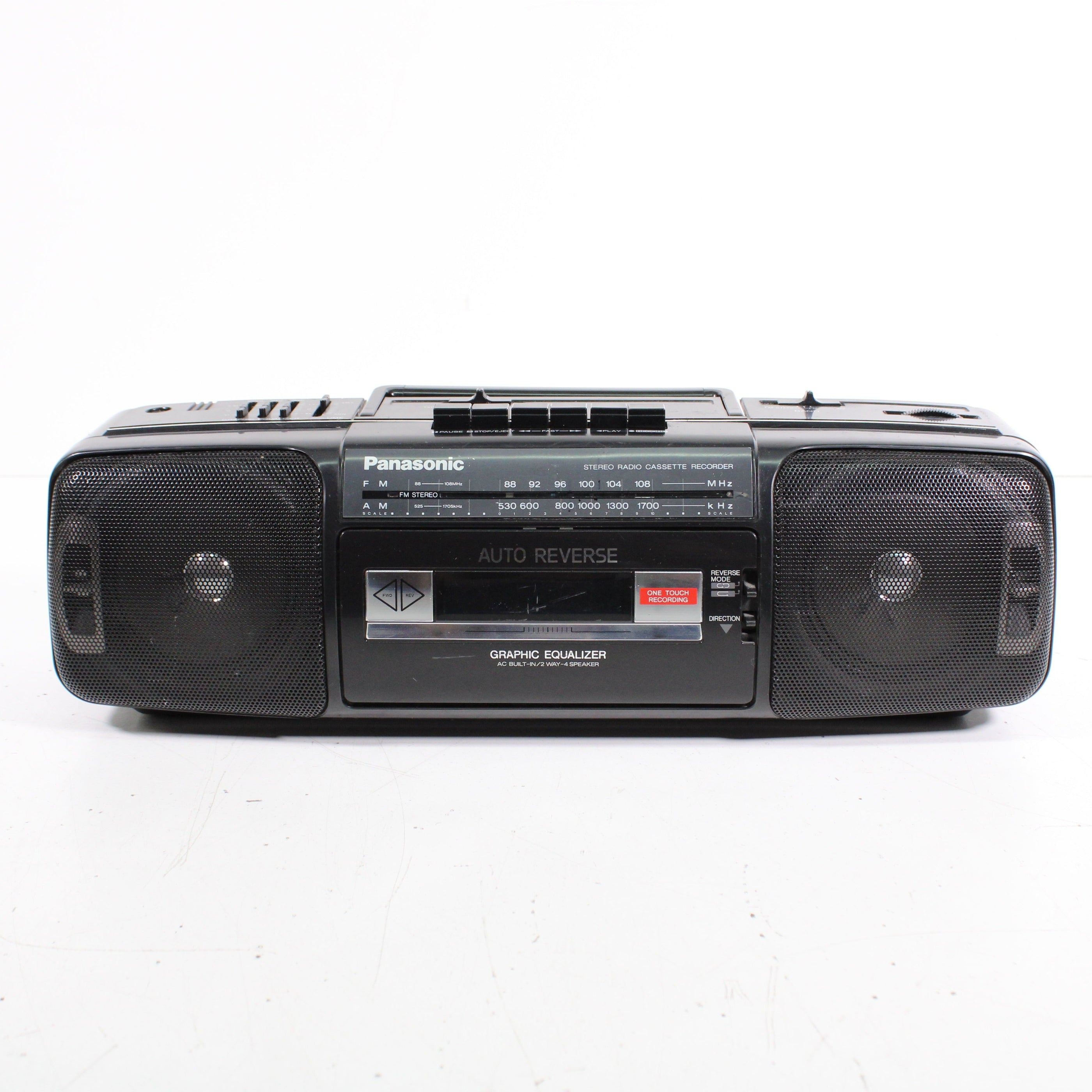Panasonic RX-FS450 AM FM Stereo Radio Cassette Recorder Boombox (AS IS ...