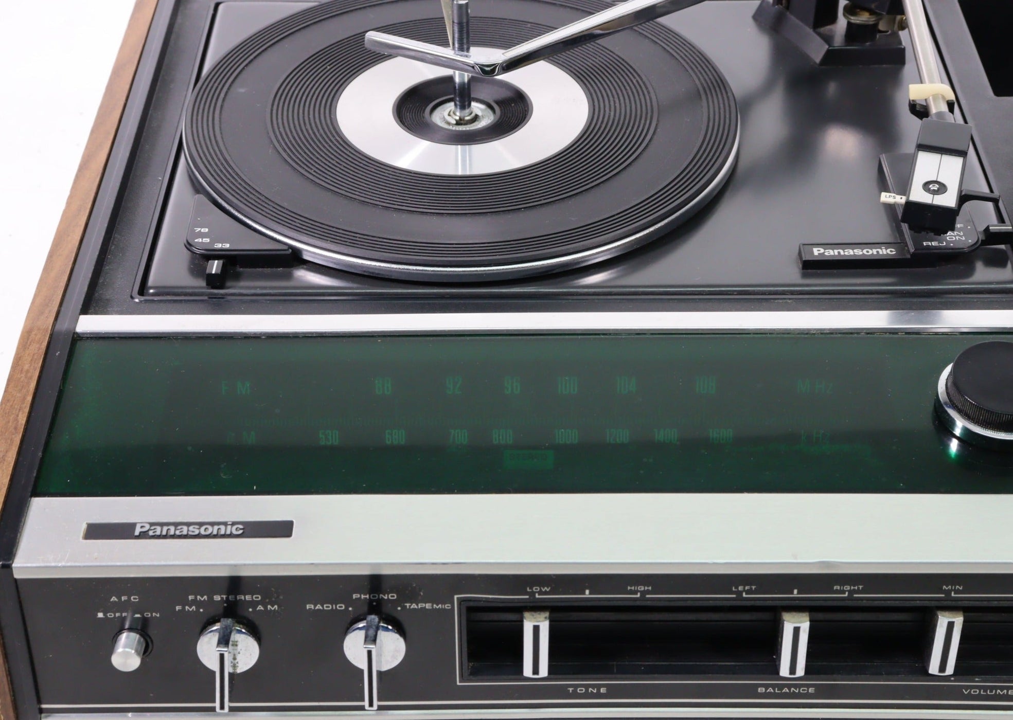 Panasonic SE-1050 AM FM Stereo Music Center Turntable Cassette Player ...