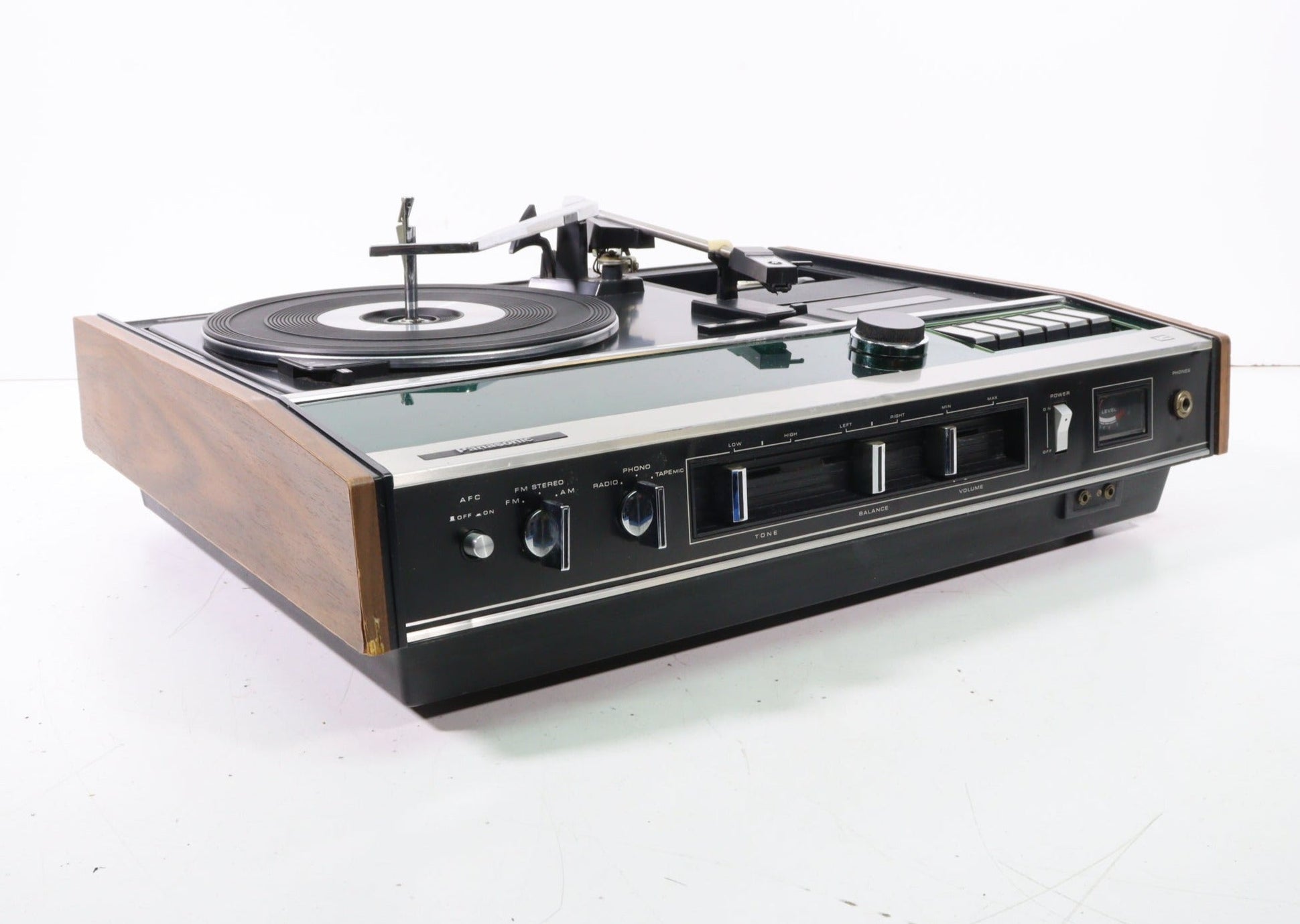 Panasonic SE-1050 AM FM Stereo Music Center Turntable Cassette Player ...