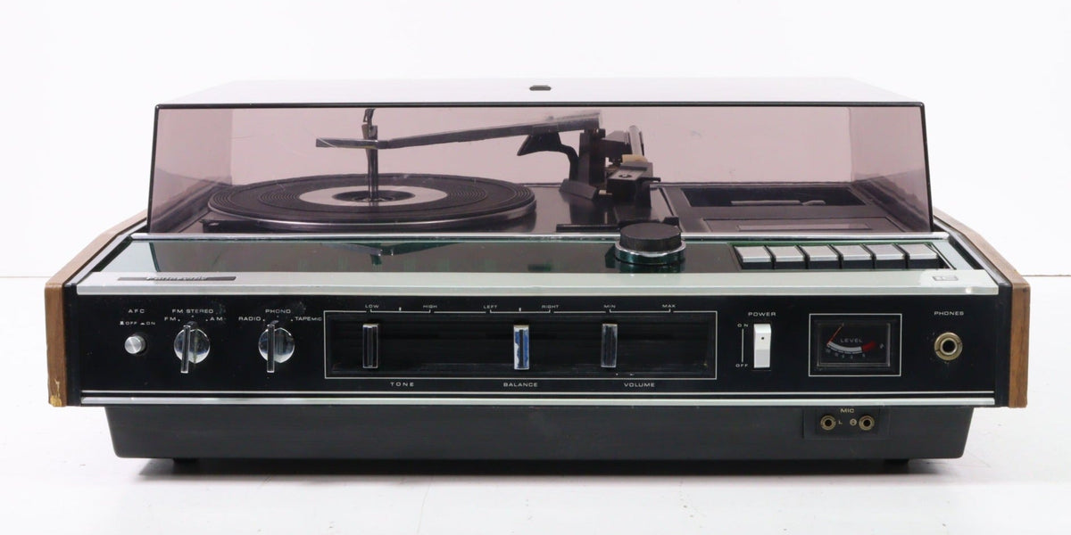 Panasonic SE-1050 AM FM Stereo Music Center Turntable Cassette Player ...
