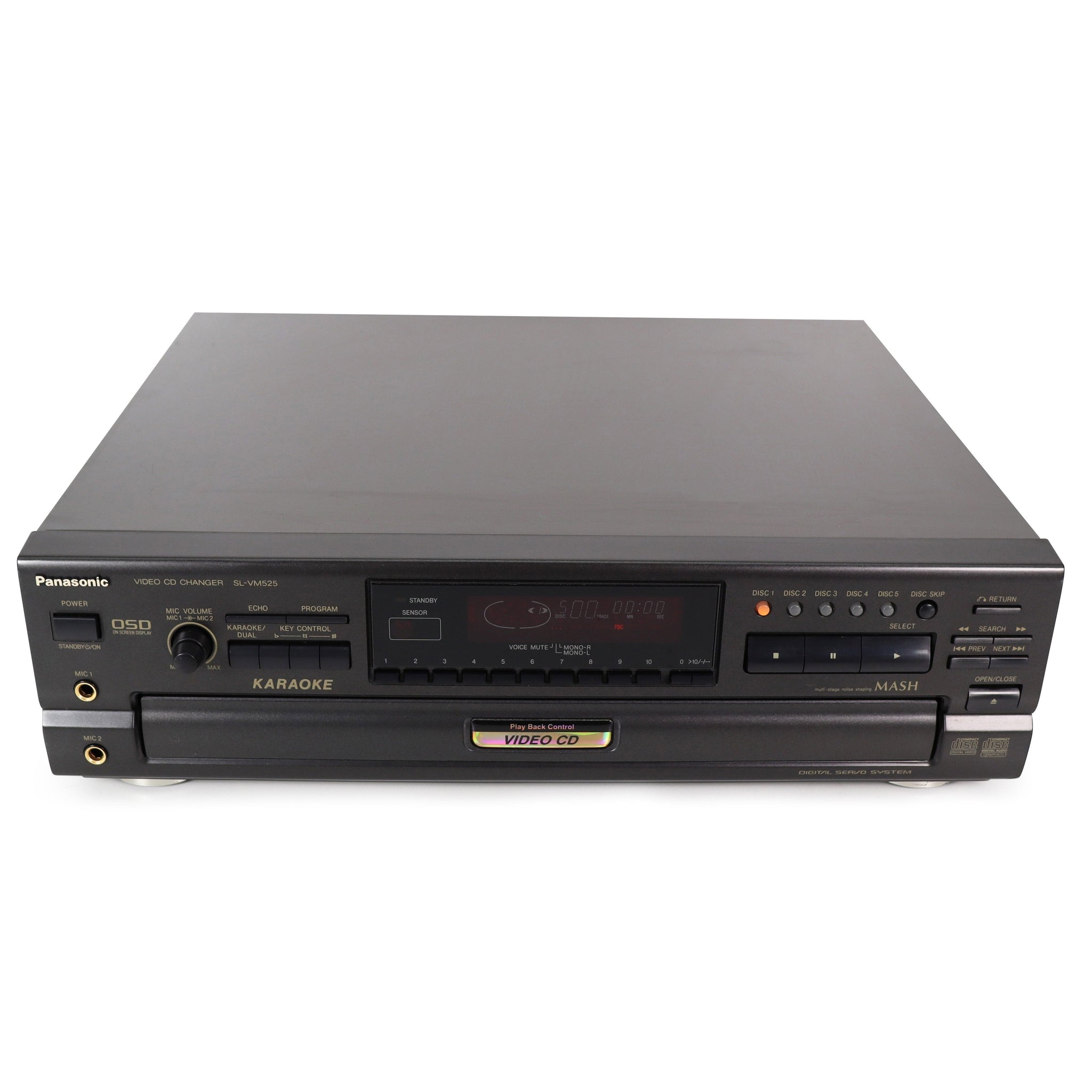 Panasonic SL-VM525 5-Disc Video CD Changer Compact Disc Player ...