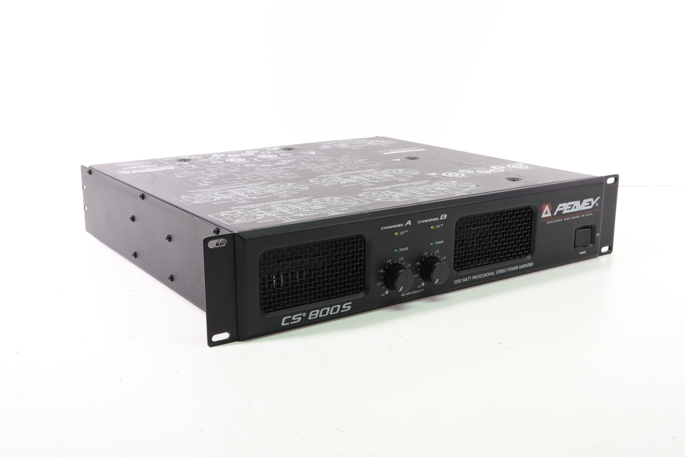 Peavey CS800S 1200W Professional Stereo Power Amplifier — SpenCertified